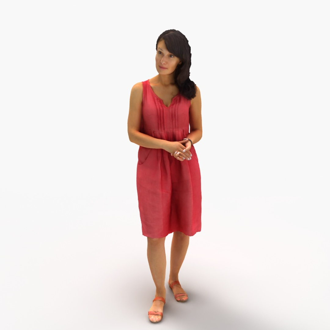 human architectural rig 3d model