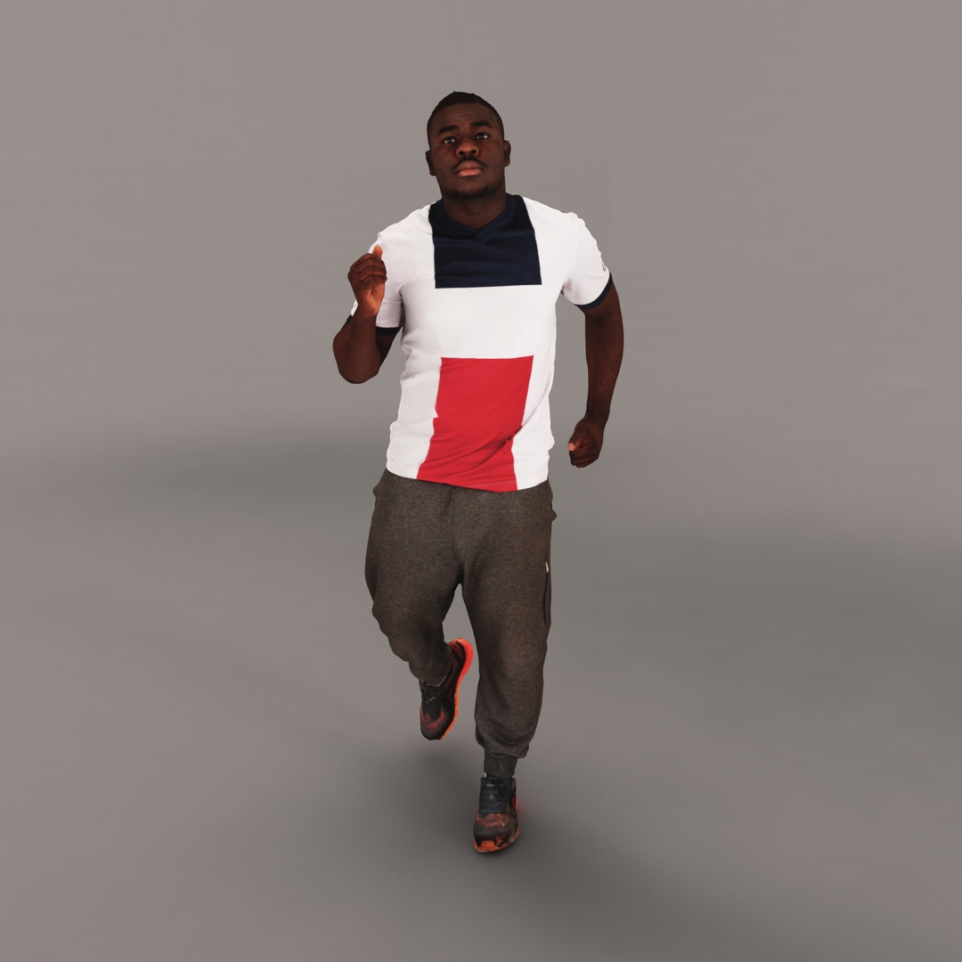 human architectural rig 3d model