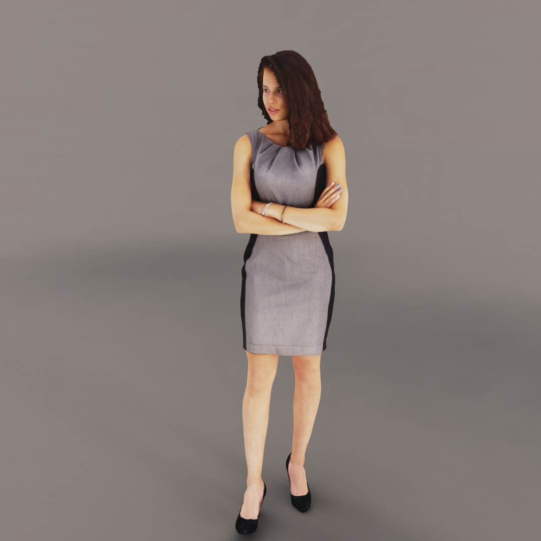 human architectural rig 3d model