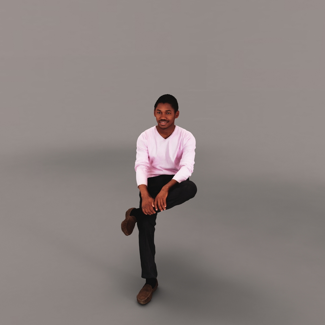 human architectural rig 3d model