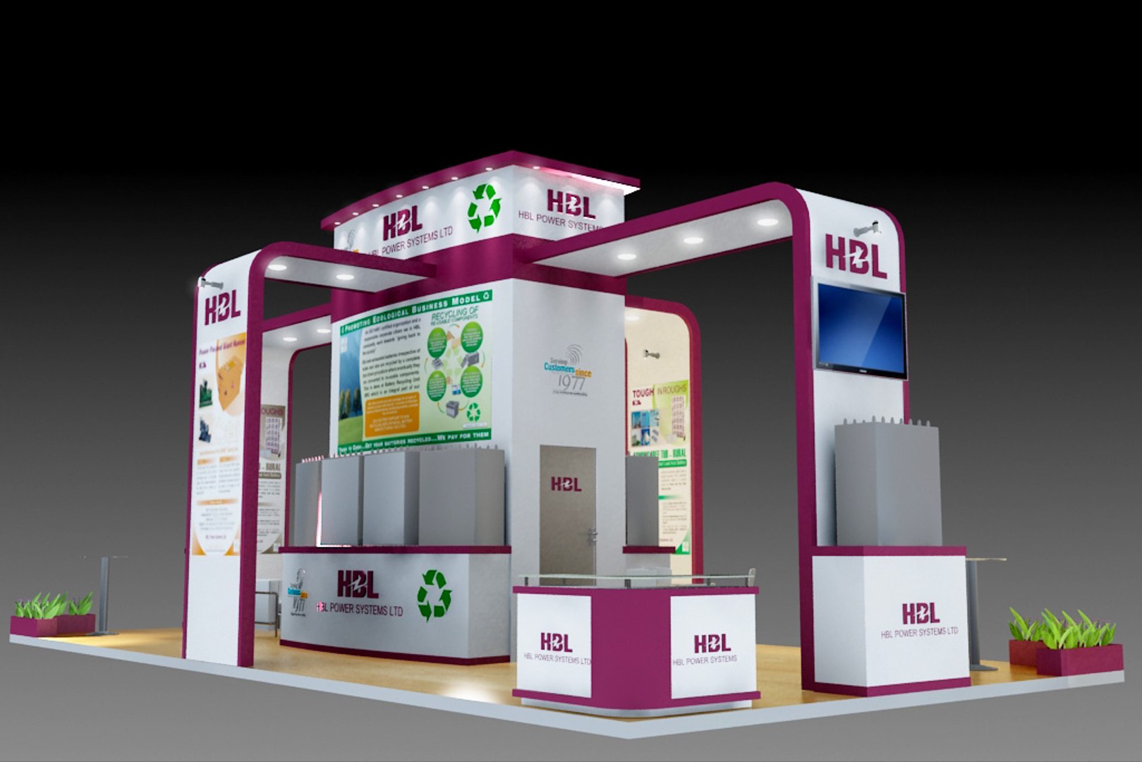 3d Model Exhibition Stand Design