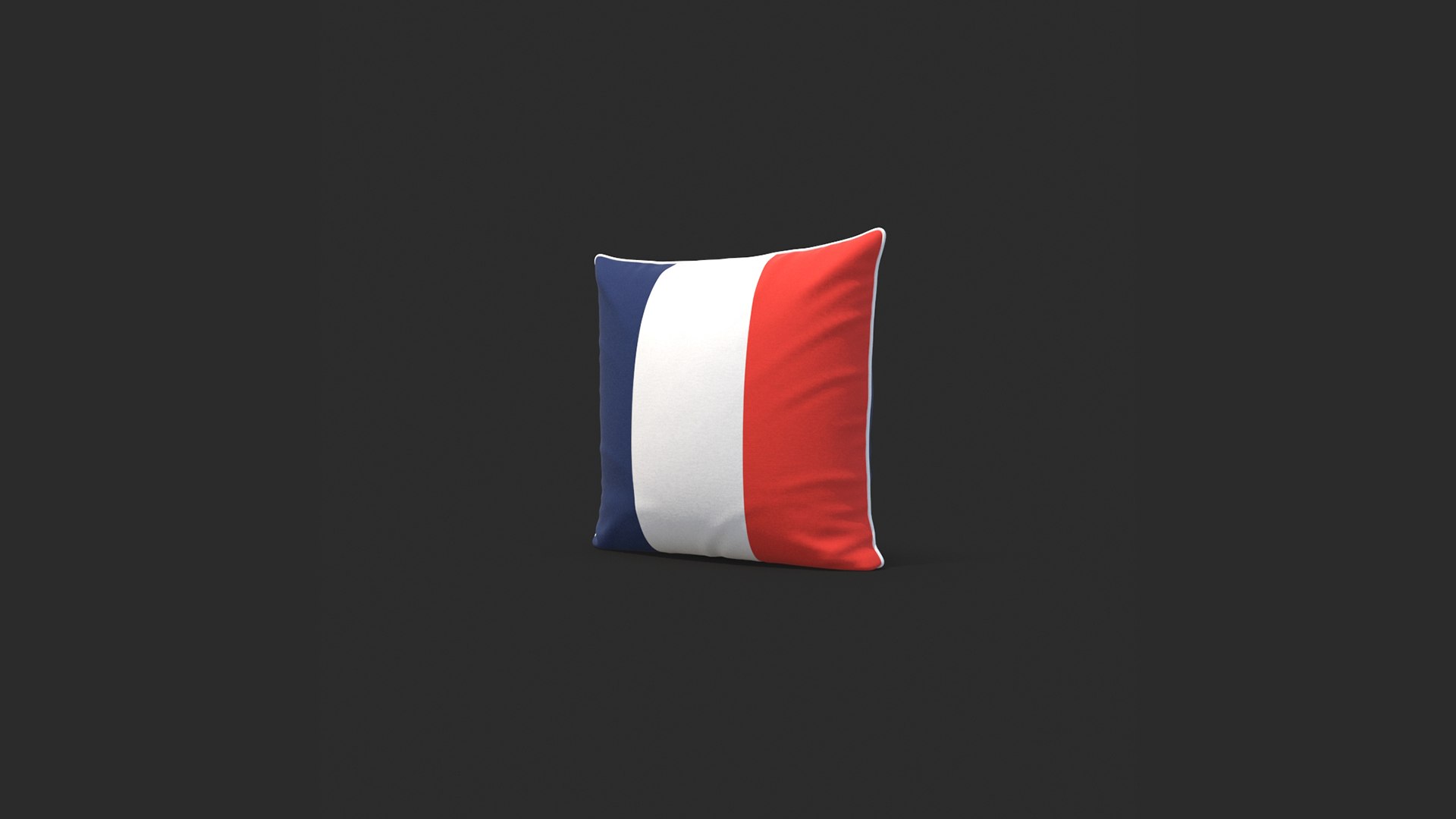 3D Model France Flag Pillow - TurboSquid 2055190