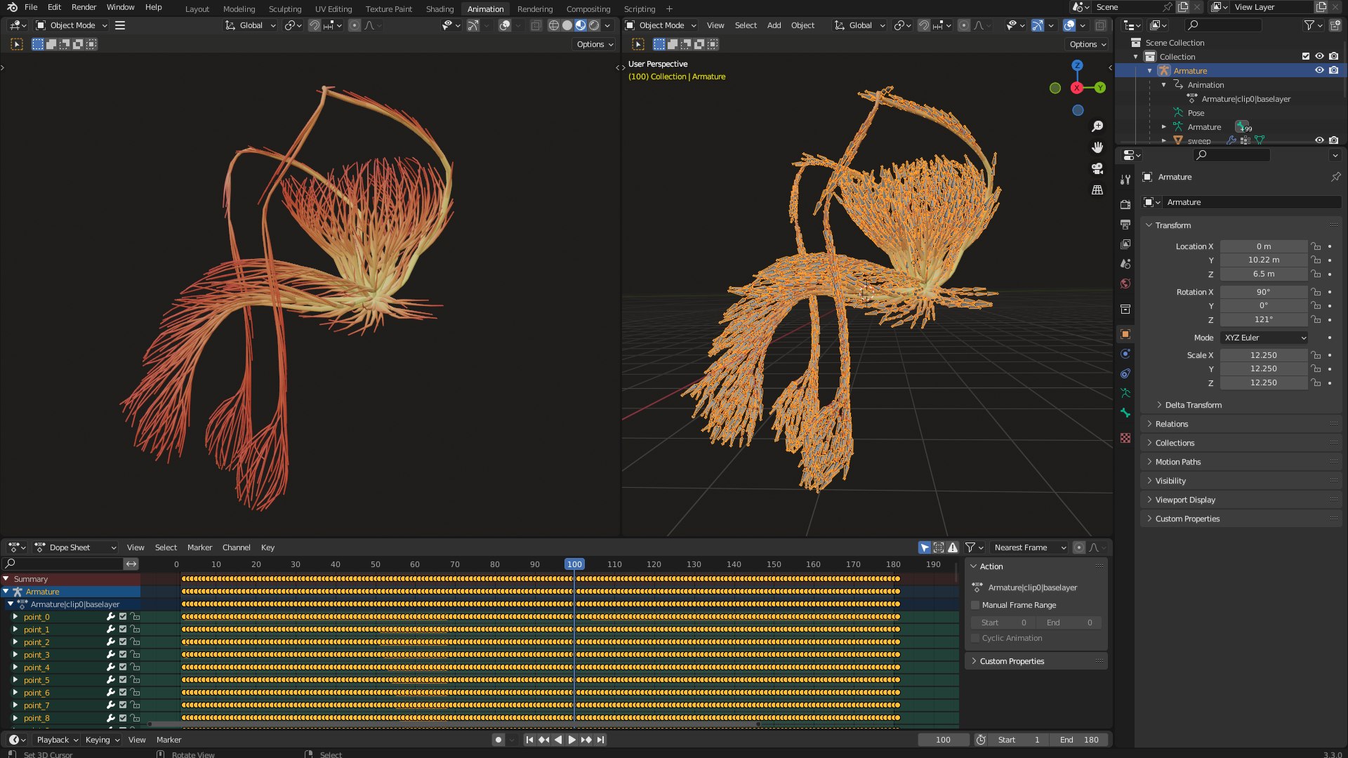 Human Tescticles Unrolling Growing Animation 3D Model - TurboSquid 1979572