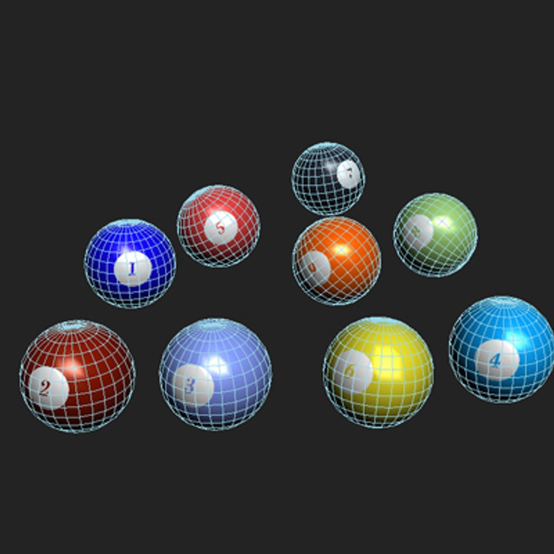 3d Billiard Balls