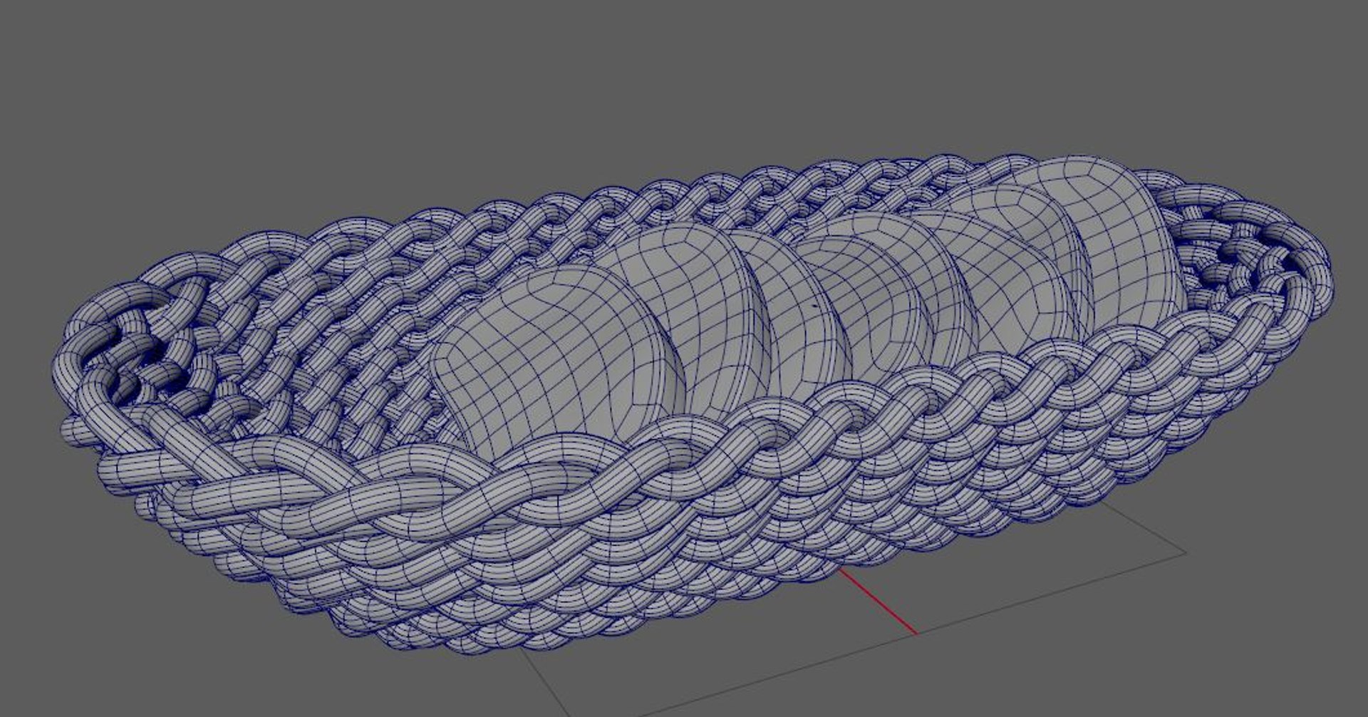 Basket Breads 3D Model - TurboSquid 1415858