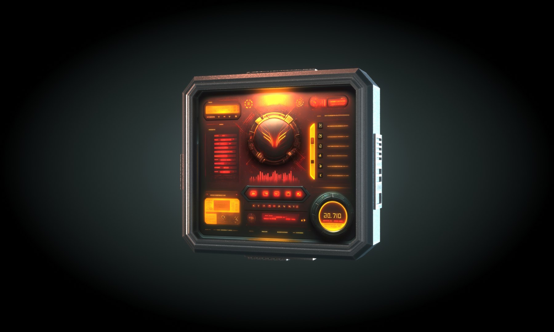 Sci Fi Cyberpunk Monitors 3D - TurboSquid 1999882