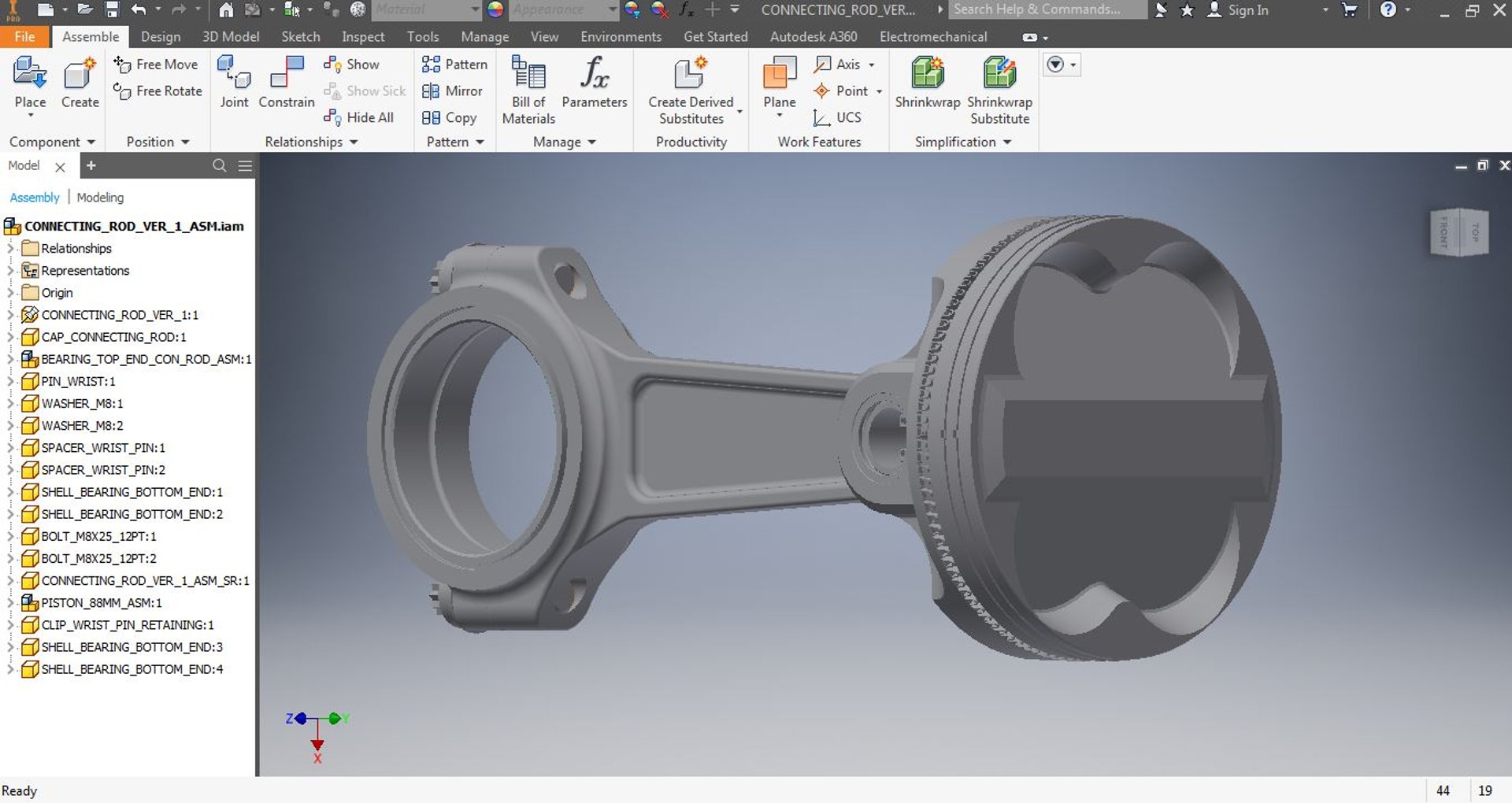 Car piston 3D model - TurboSquid 1316846