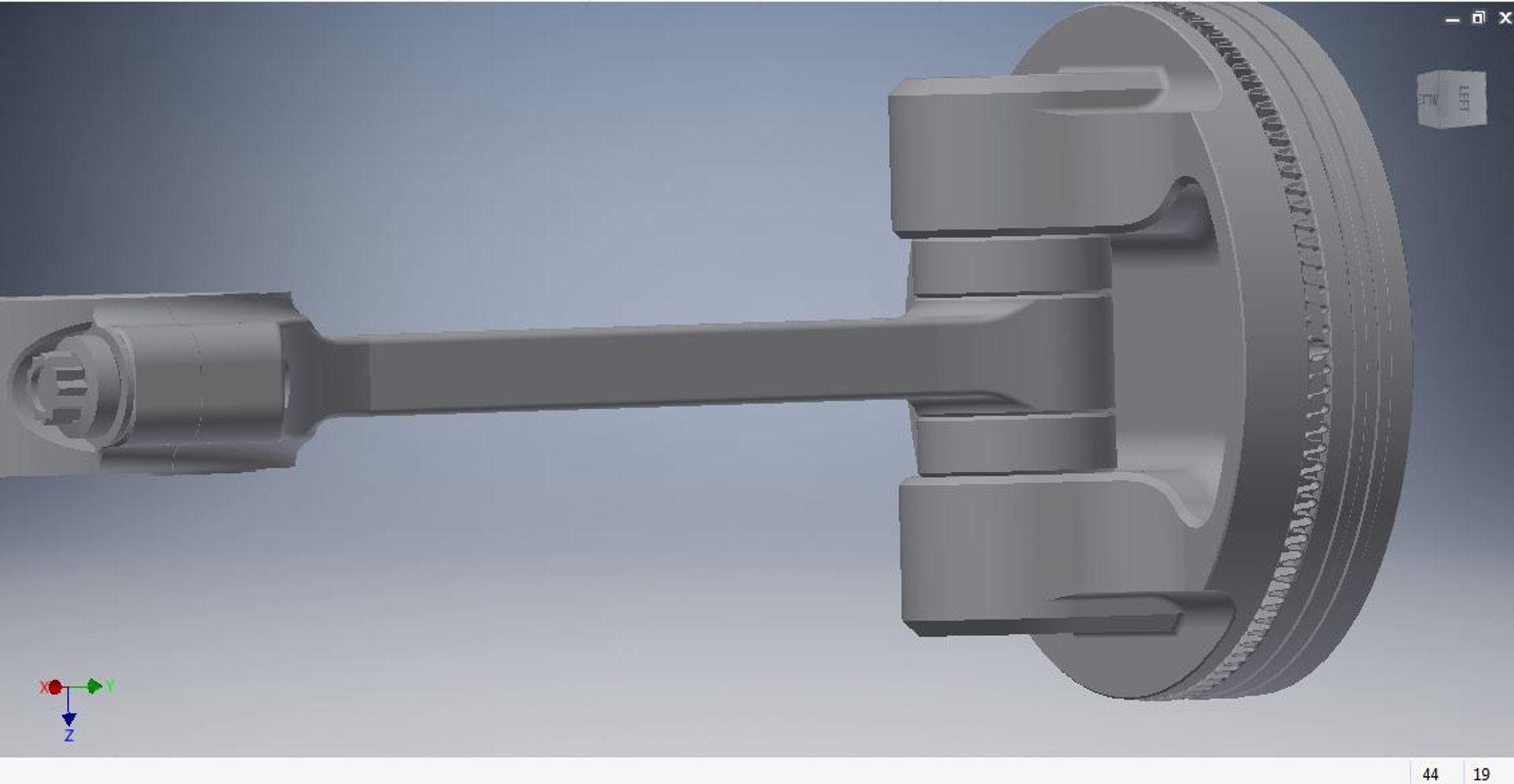 Car piston 3D model - TurboSquid 1316846