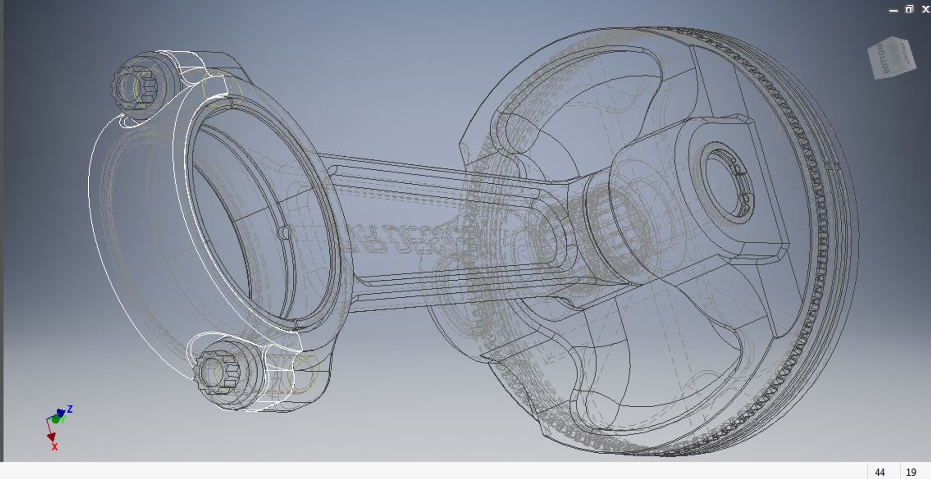 Car piston 3D model - TurboSquid 1316846