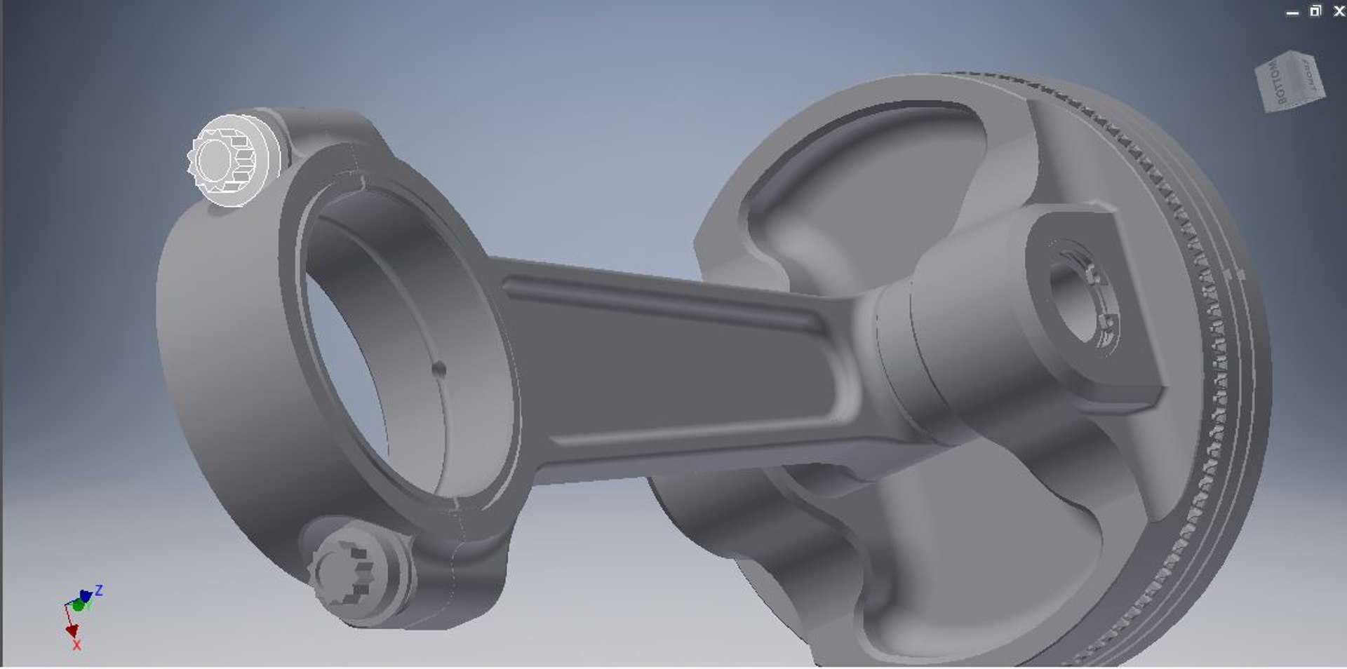 Car piston 3D model - TurboSquid 1316846