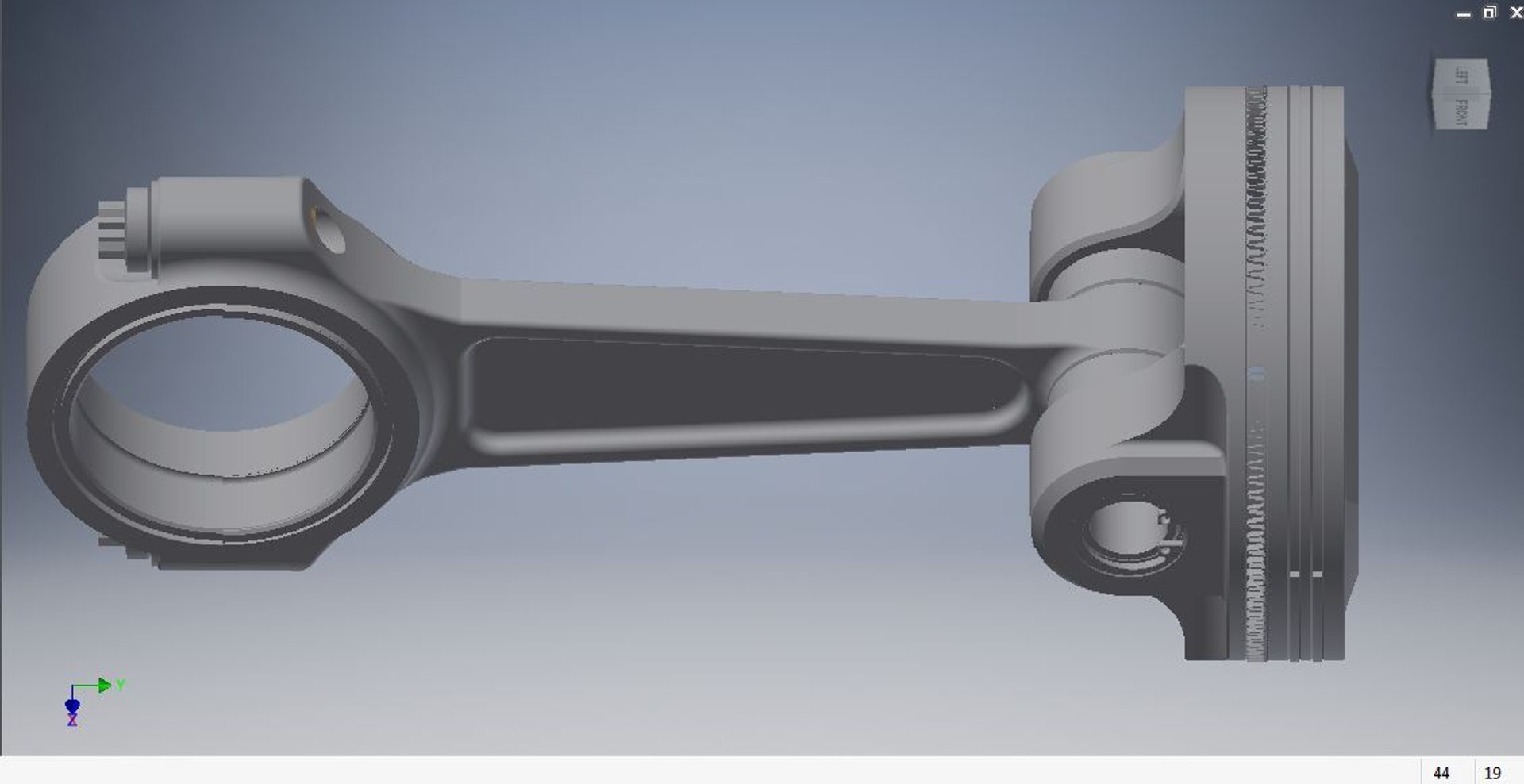 Car piston 3D model - TurboSquid 1316846