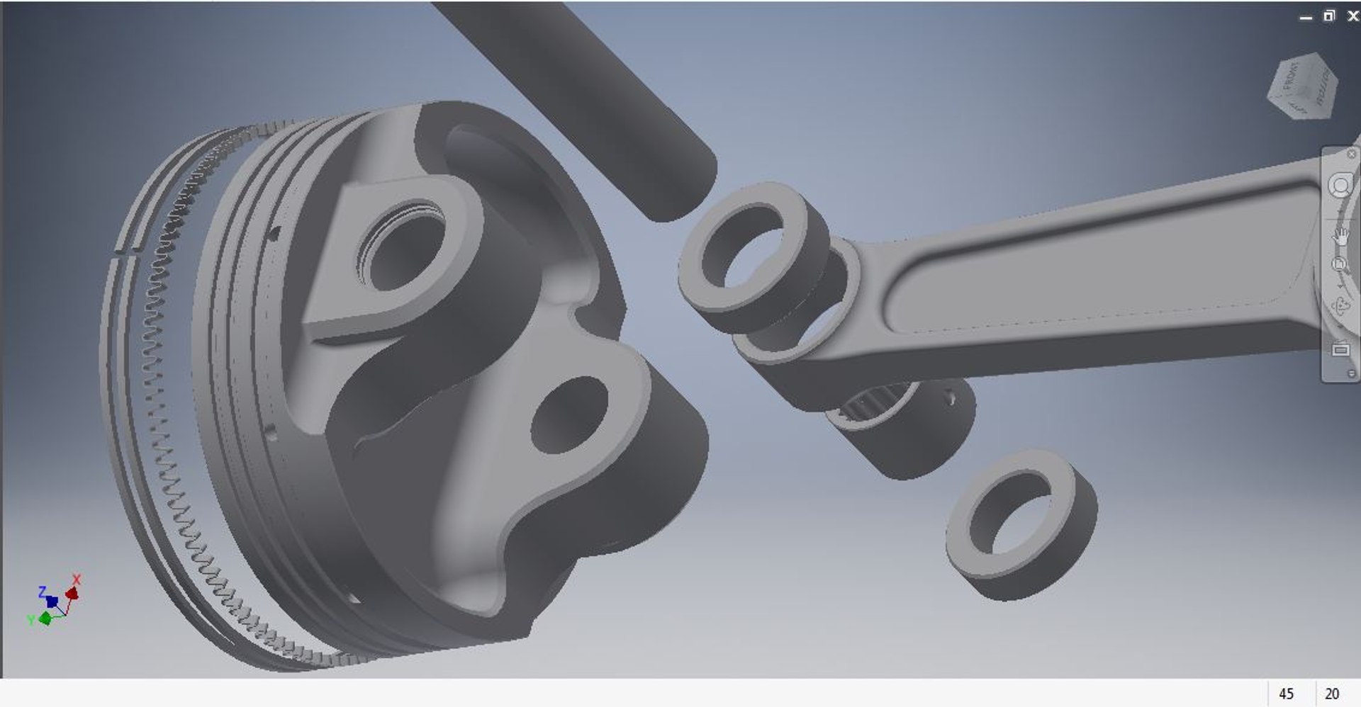 Car piston 3D model - TurboSquid 1316846