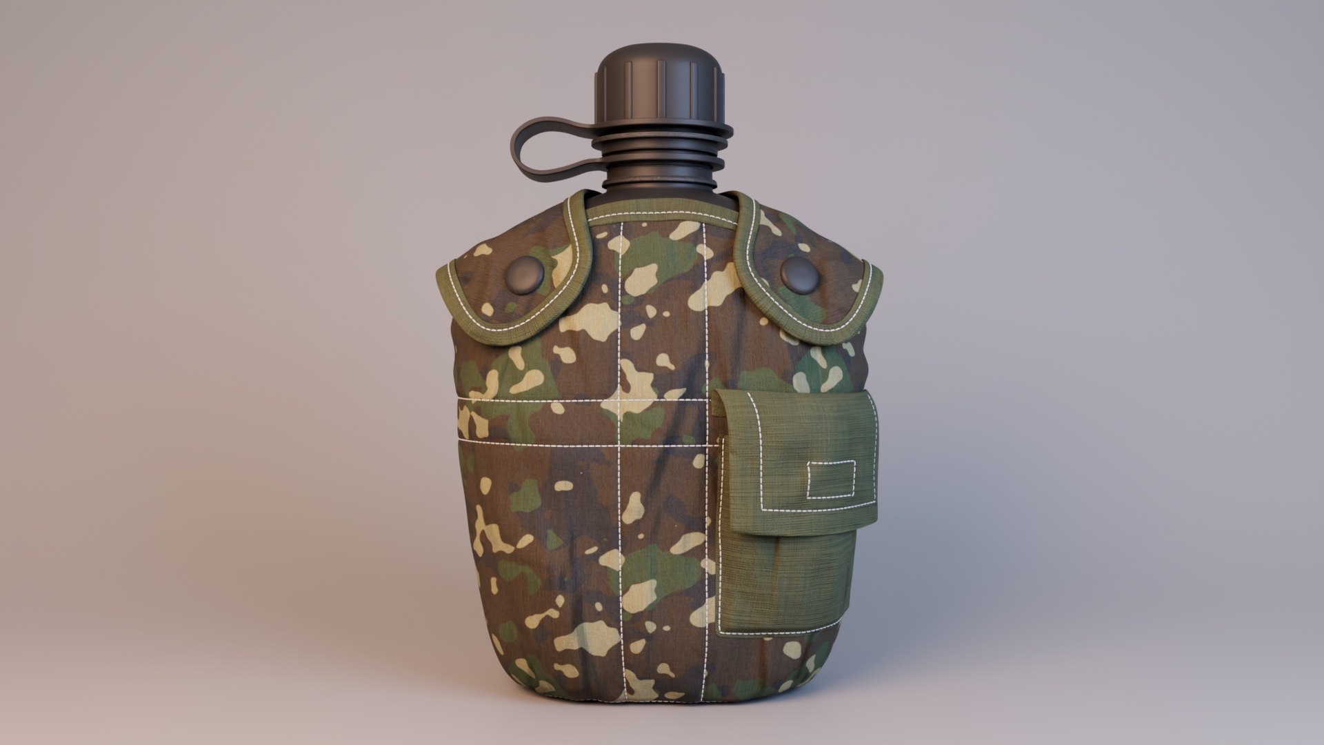 Military Bottle 3D Model - TurboSquid 2235742