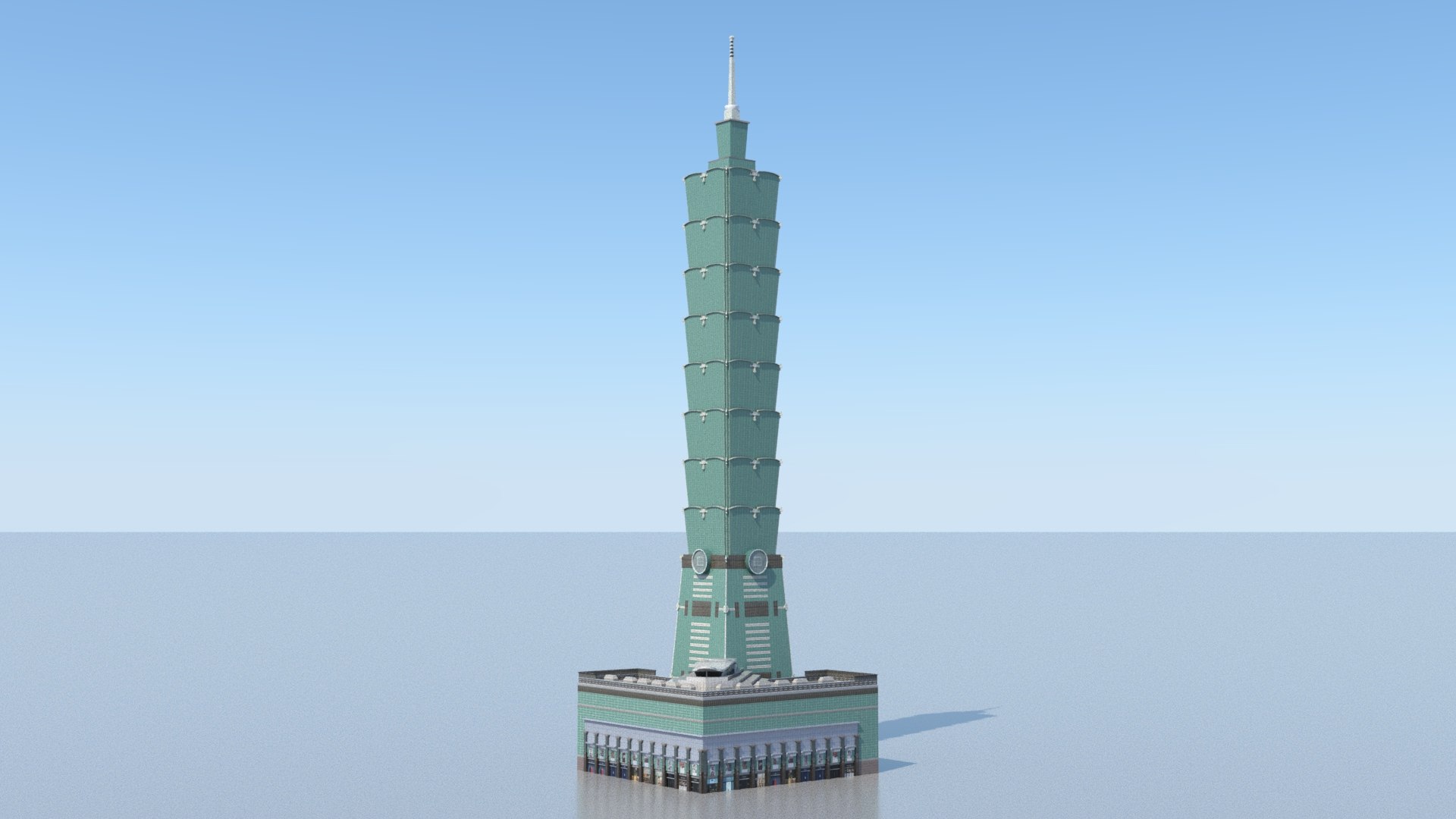 Taipei 101 Tower 3D Model - TurboSquid 2245918