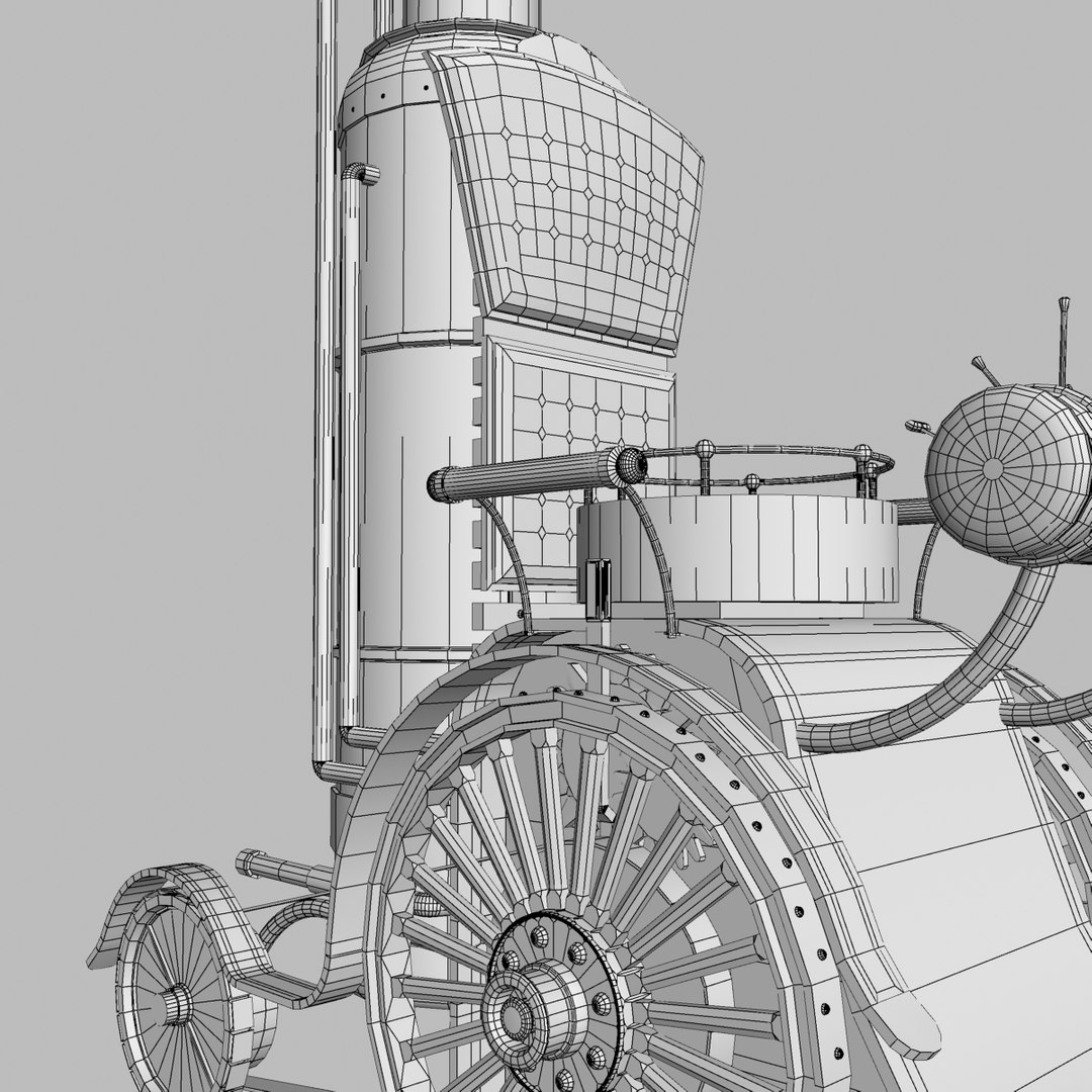 3d Fantasy Steampunk Wheelchair