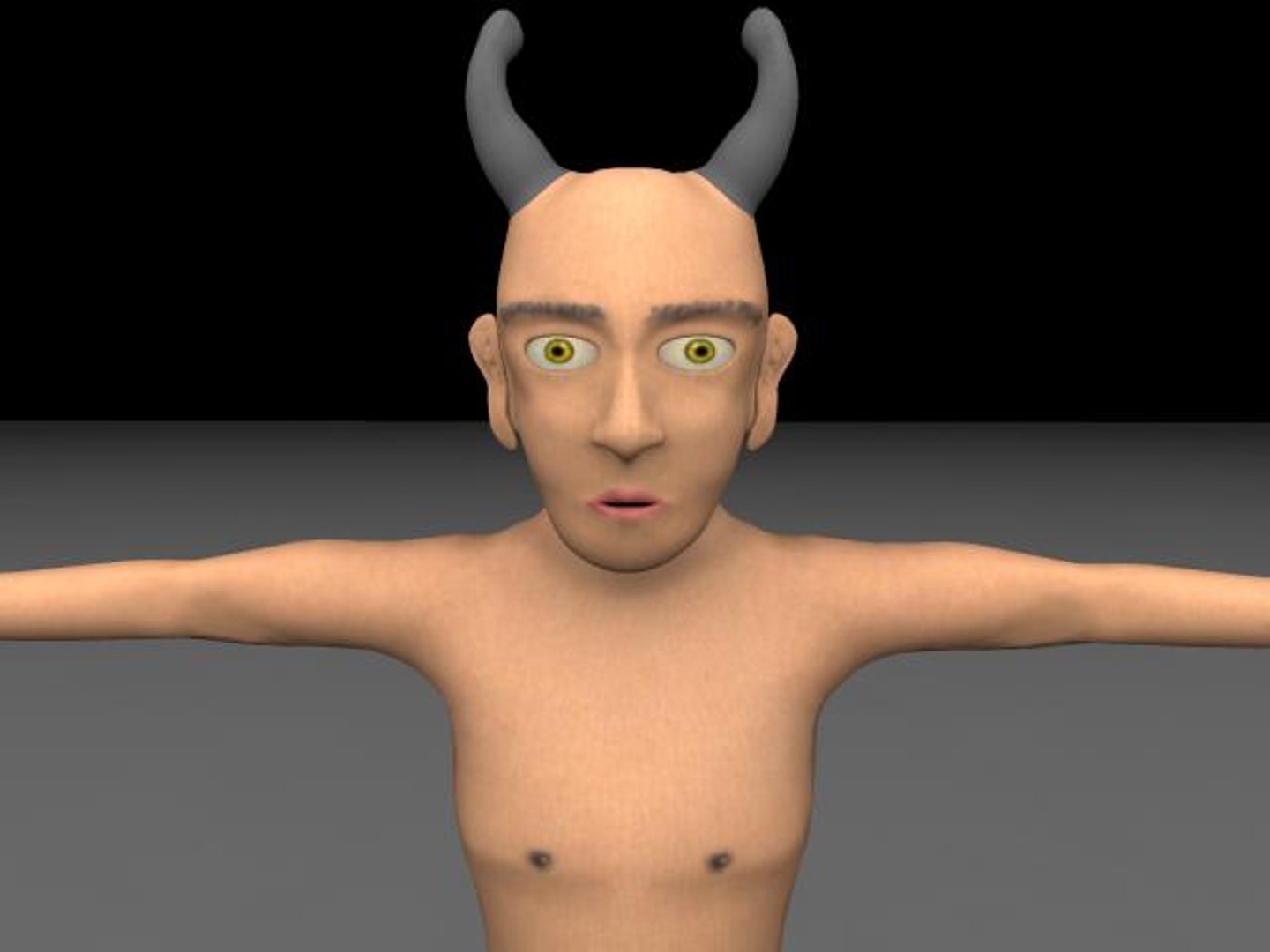 3d model of giant boy