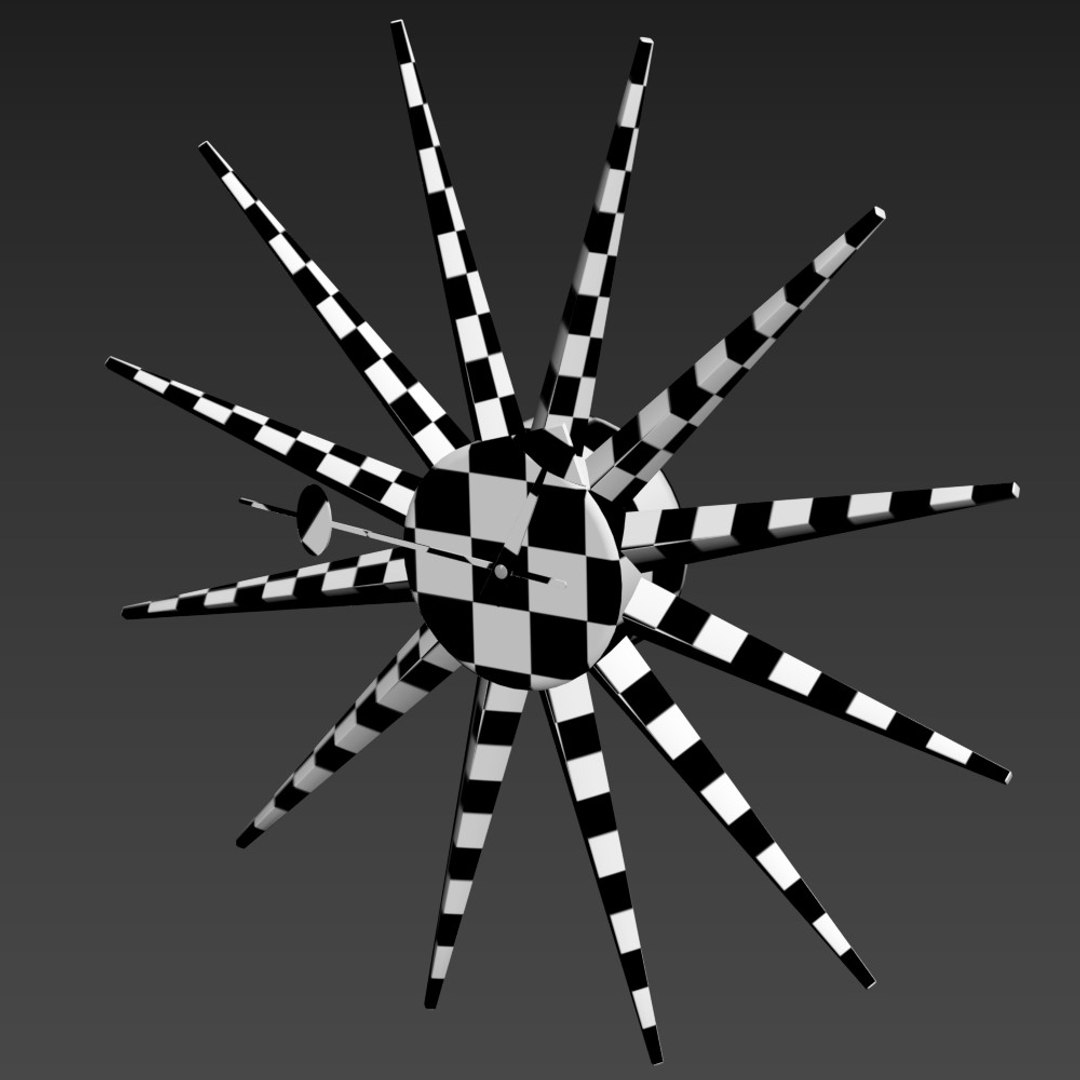 3D Model Wall Clock Modern Design Zegar - TurboSquid 2021186