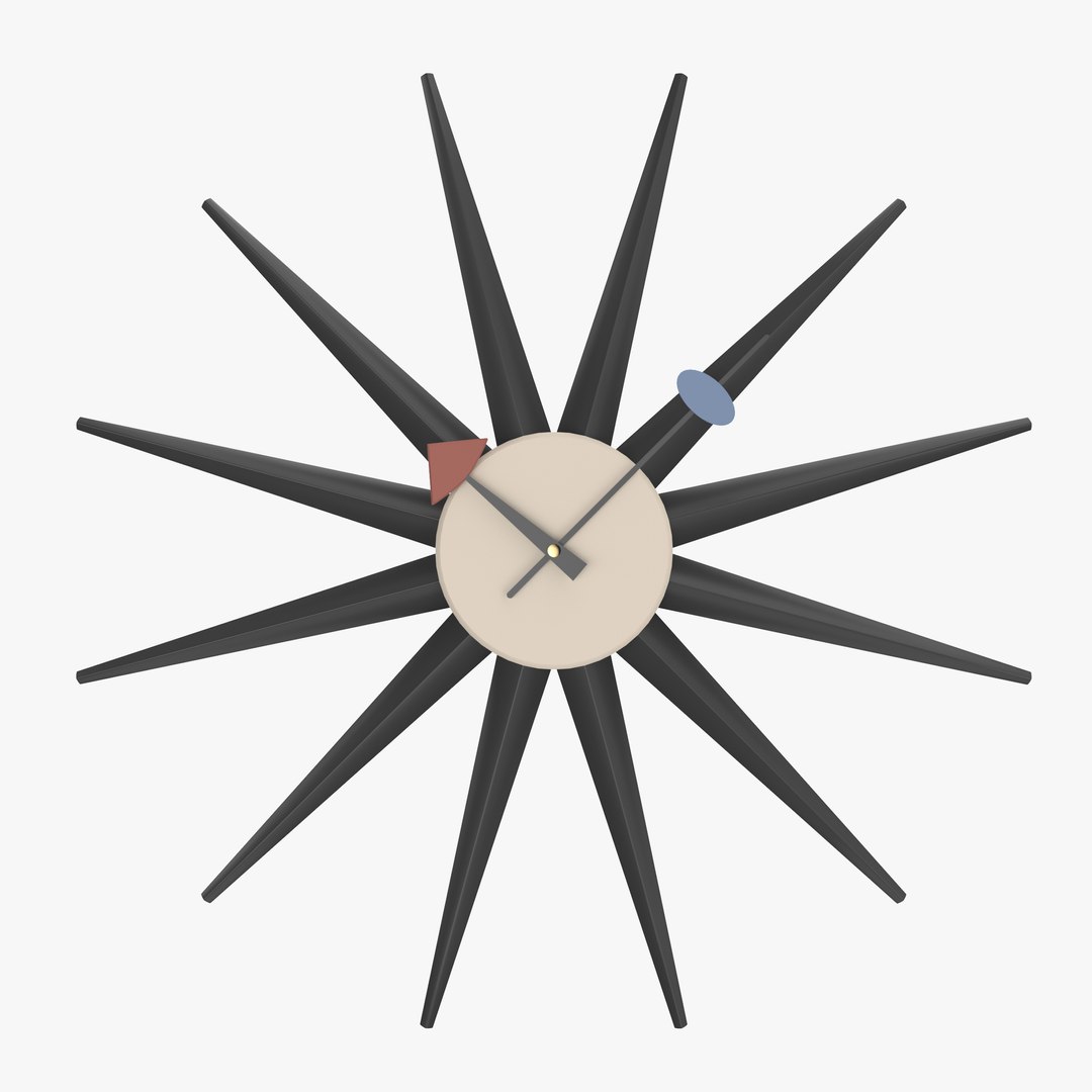 3D Model Wall Clock Modern Design Zegar - TurboSquid 2021186