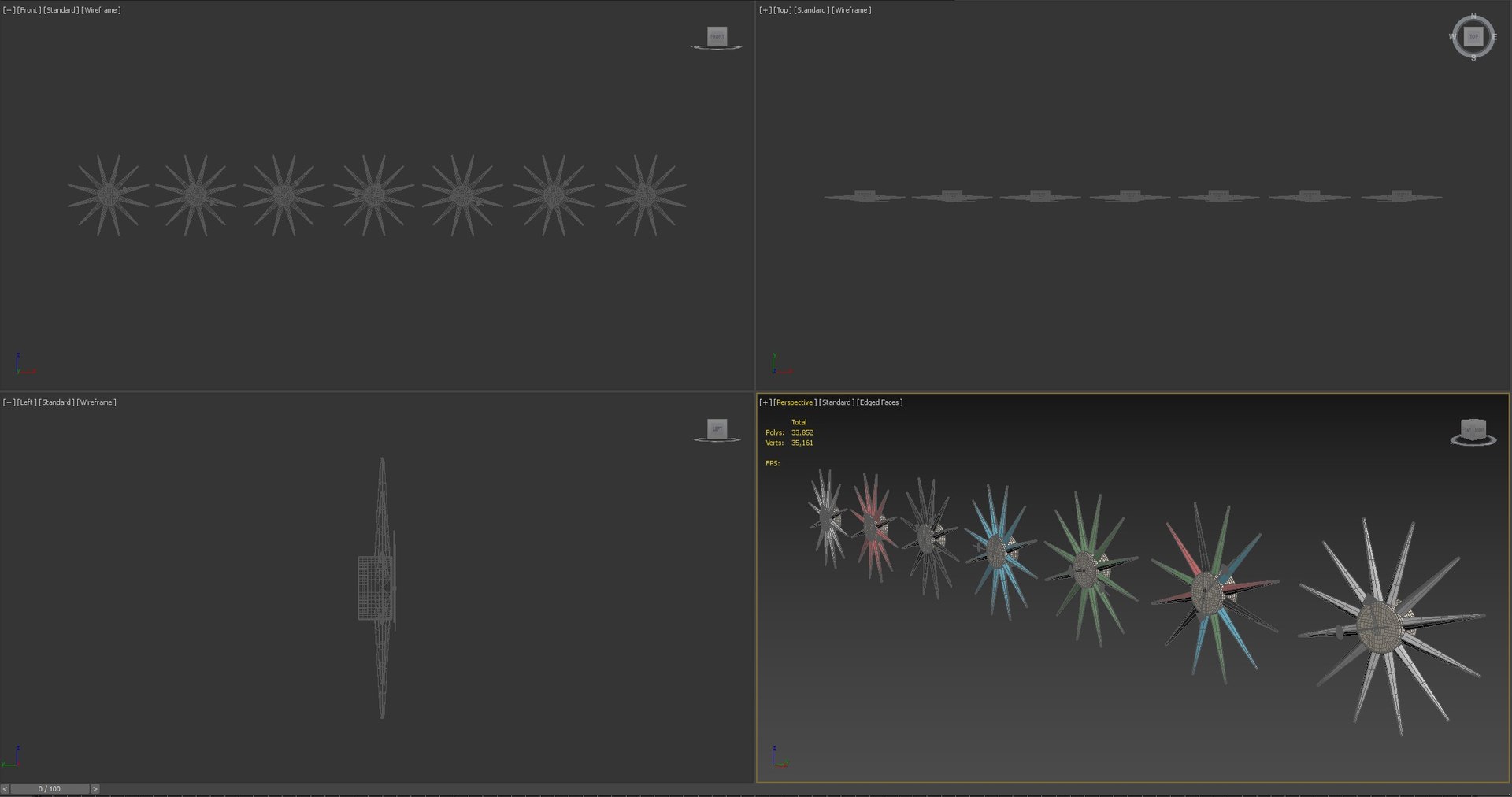 3D Model Wall Clock Modern Design Zegar - TurboSquid 2021186