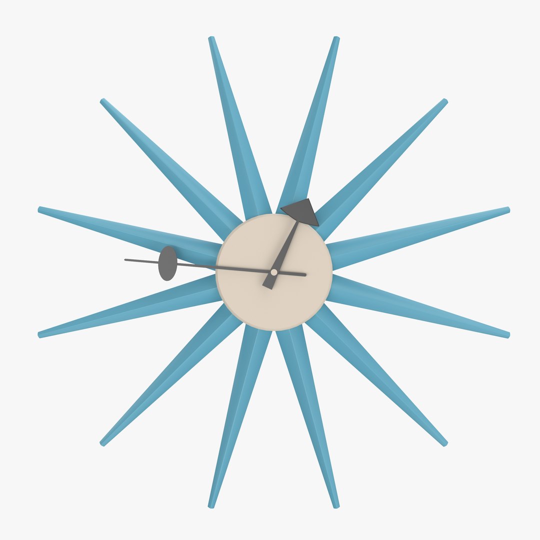 3D Model Wall Clock Modern Design Zegar - TurboSquid 2021186