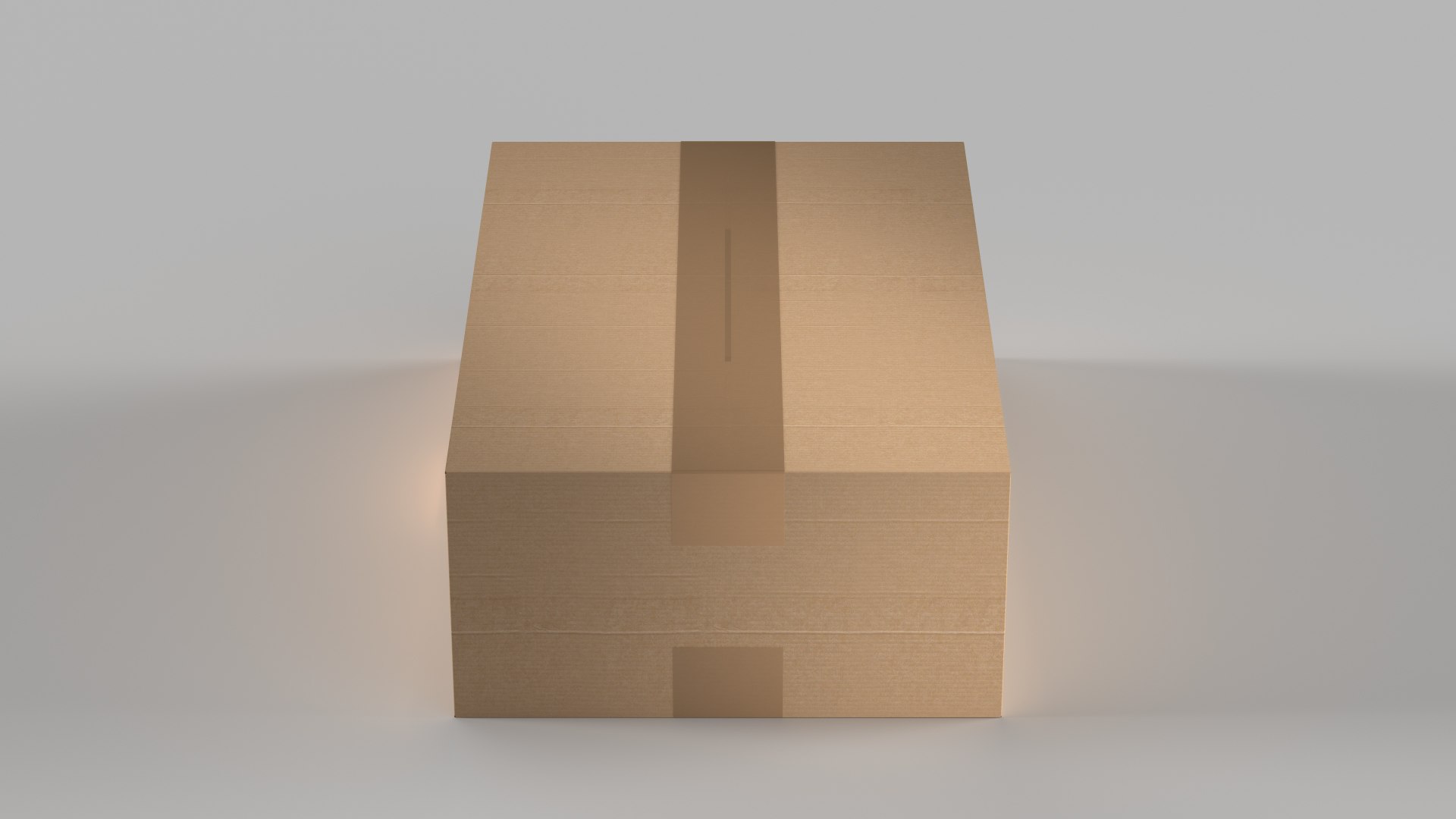 Closed Cardboard Box 3D Model 3D Model 3D Model - TurboSquid 1969371