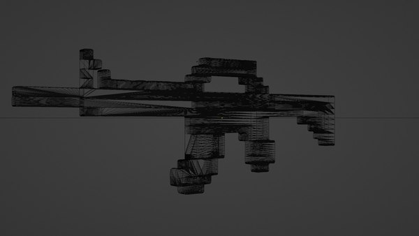 pixelart gun 3D 모델 - TurboSquid 1984910
