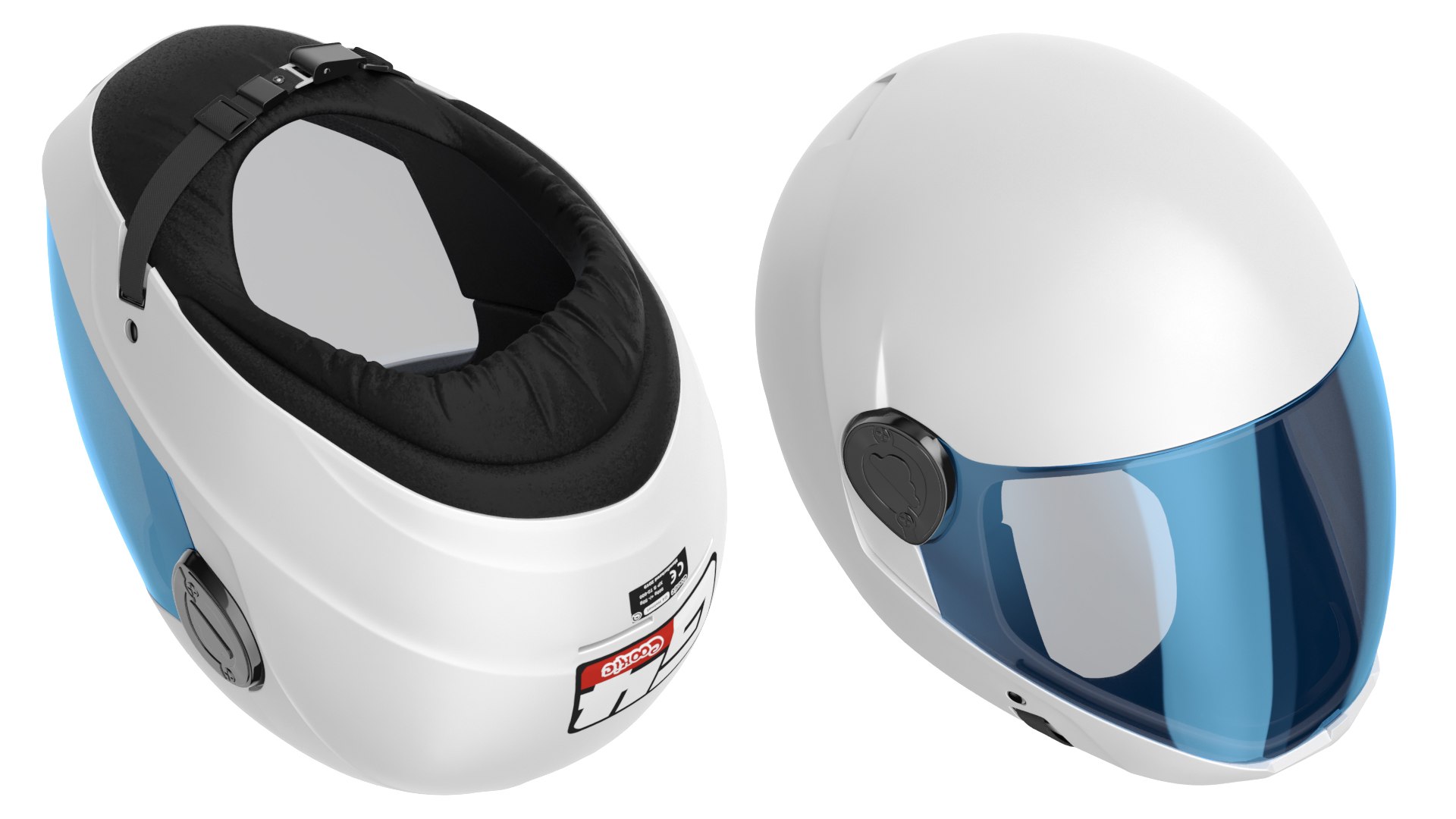 Cookie G4 Skydiving Helmet White 3D - TurboSquid 1724452