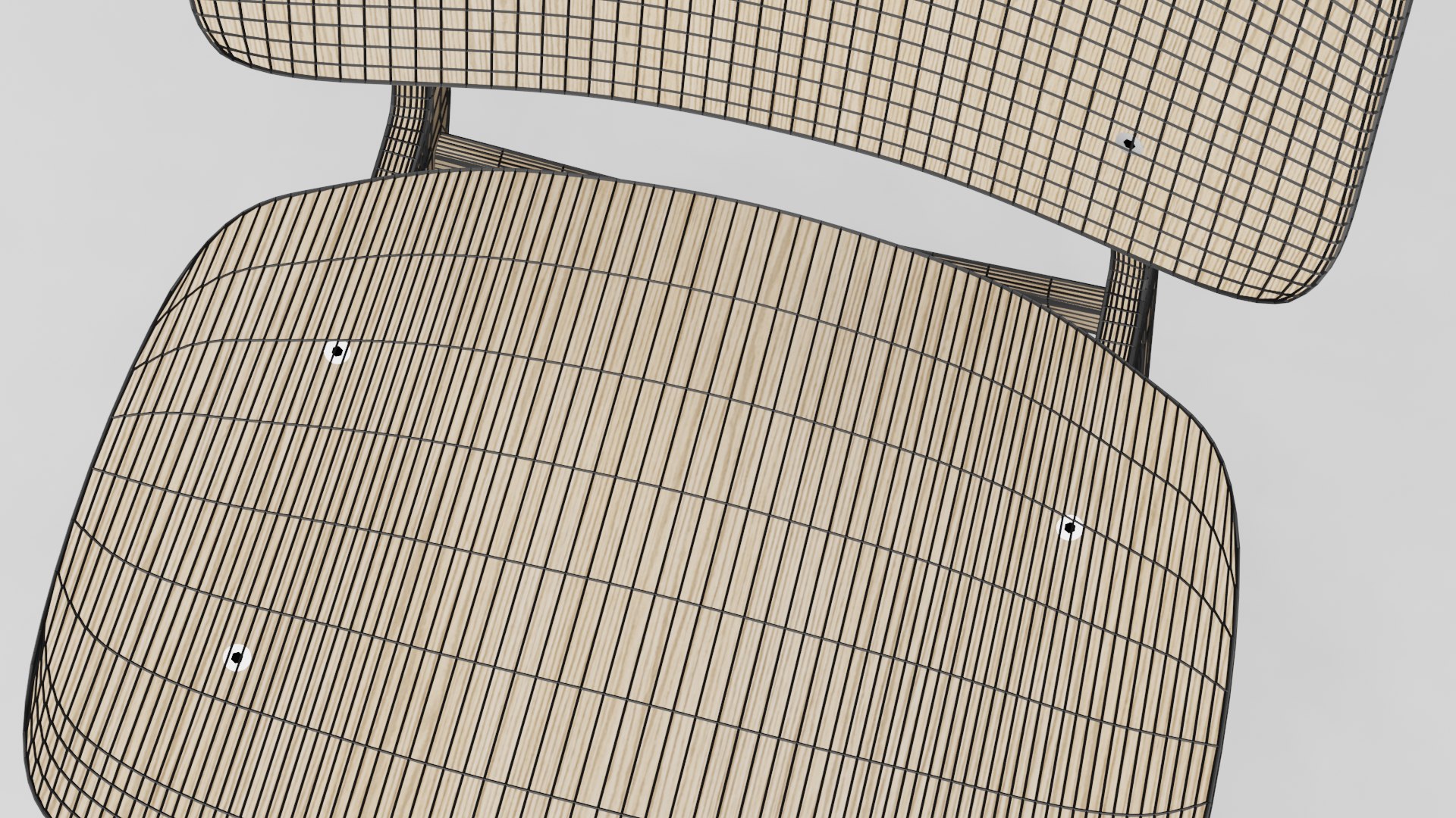 Wood Base Chair 3D Model - TurboSquid 1615840