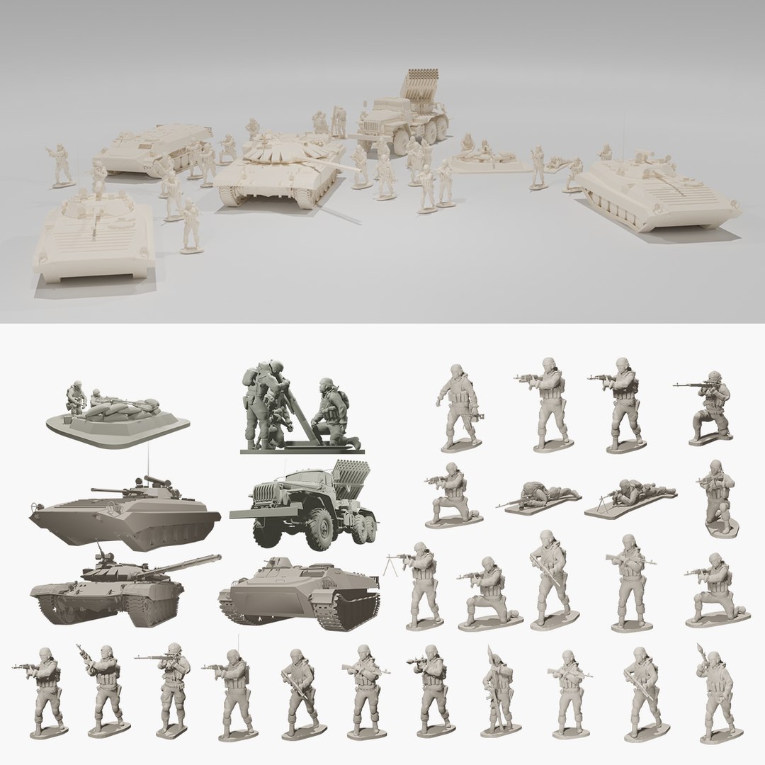 3D MEGA Pack Of Armies Of The CIS Countries Forces Model - TurboSquid ...