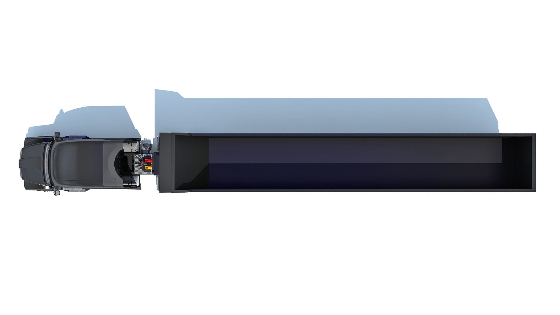 3D Truck With Tipper Trailer - TurboSquid 2163363