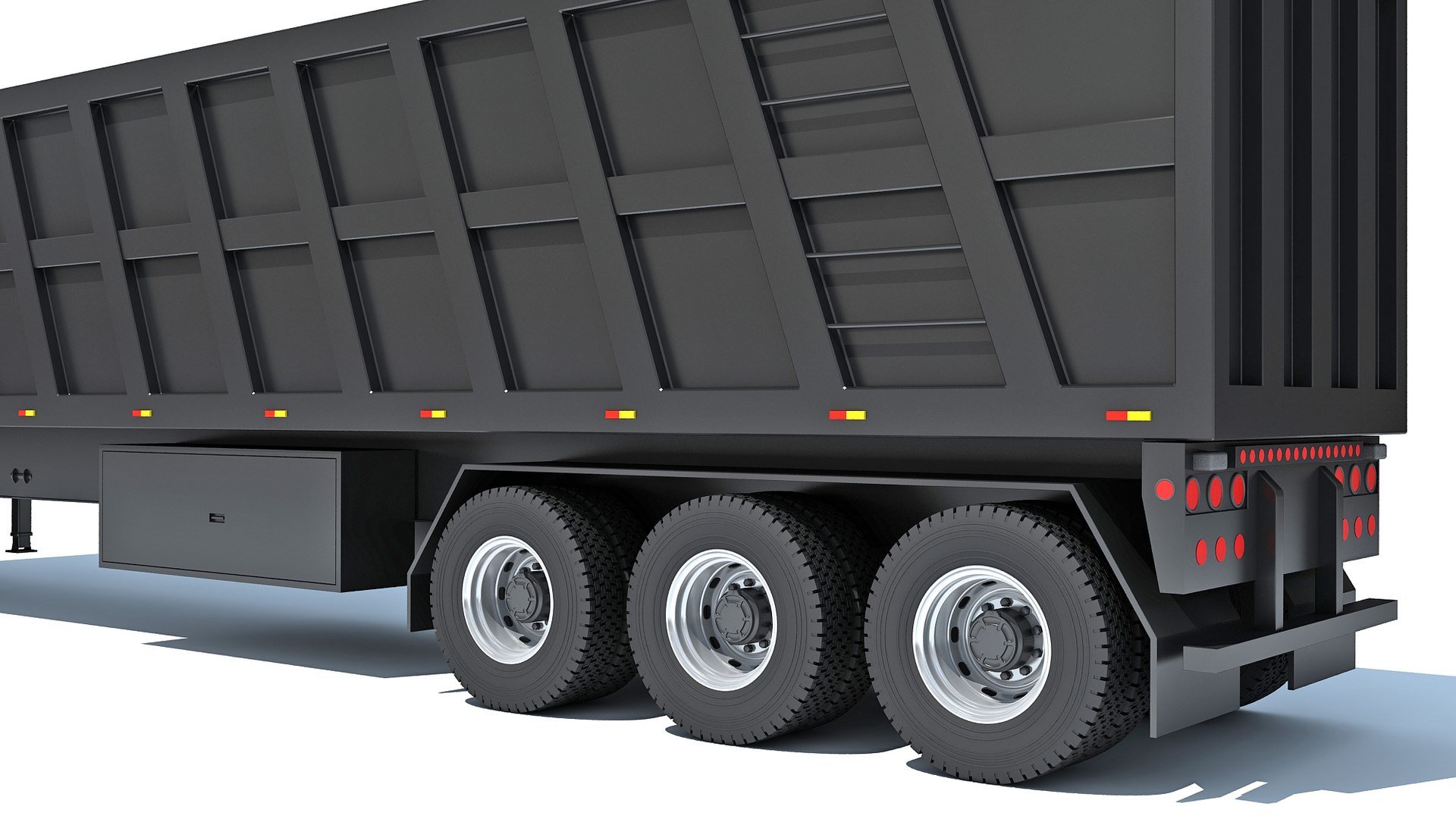 3D Truck With Tipper Trailer - TurboSquid 2163363