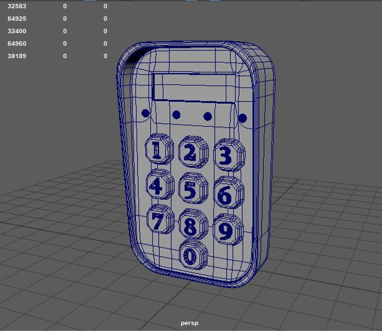 3D Model Keypad 3D Model - TurboSquid 2343431