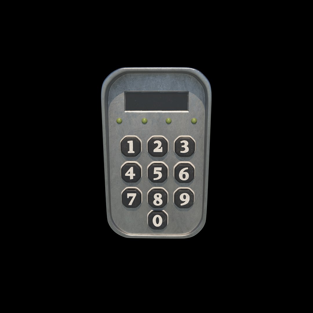 3D Model Keypad 3D Model - TurboSquid 2343431