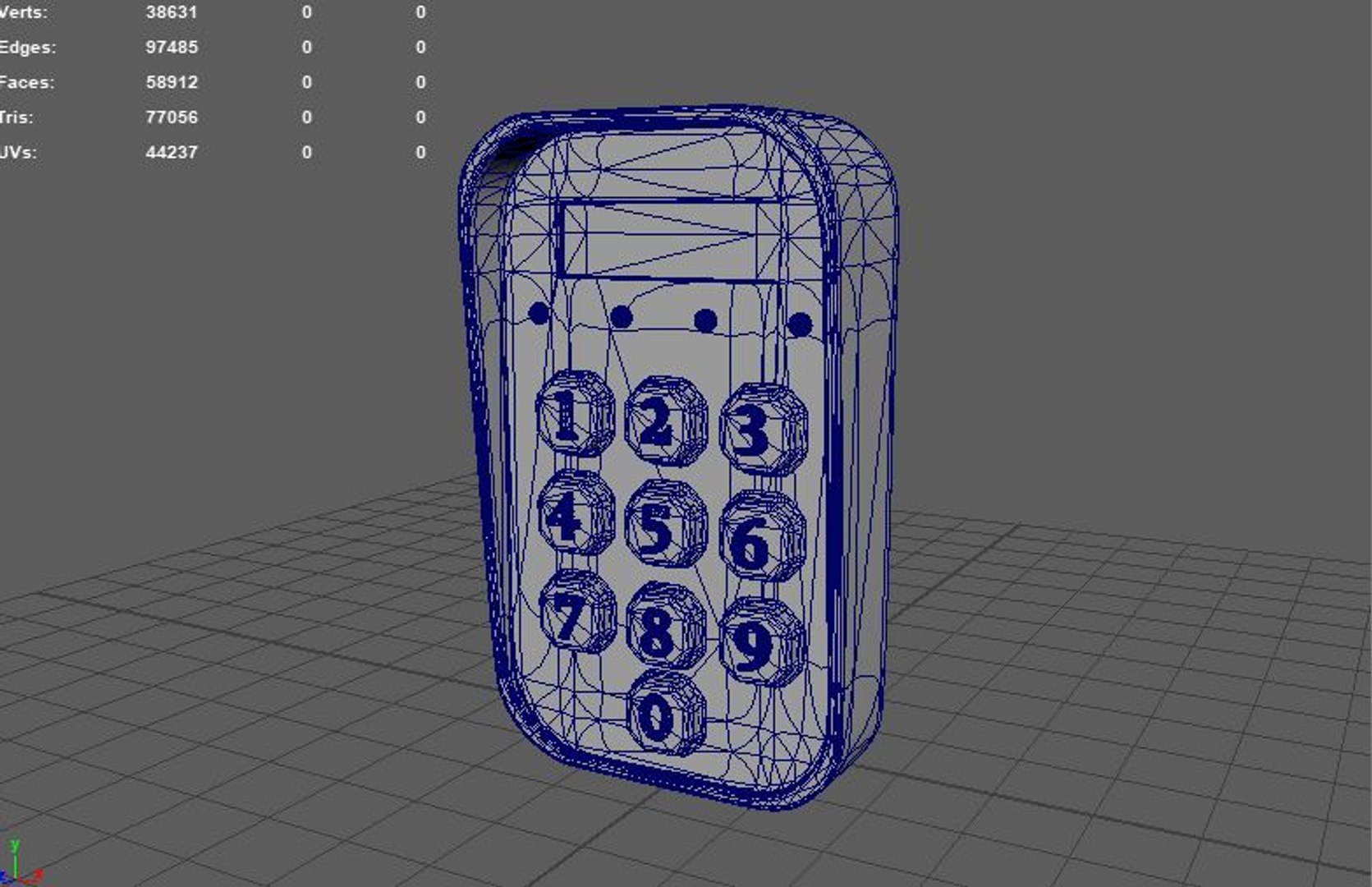 3D Model Keypad 3D Model - TurboSquid 2343431