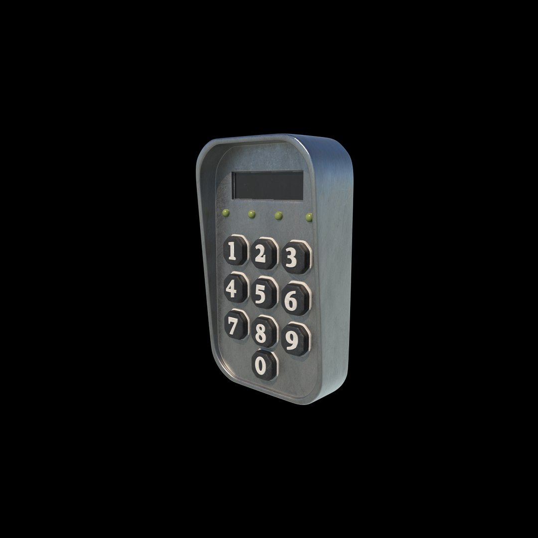 3D Model Keypad 3D Model - TurboSquid 2343431