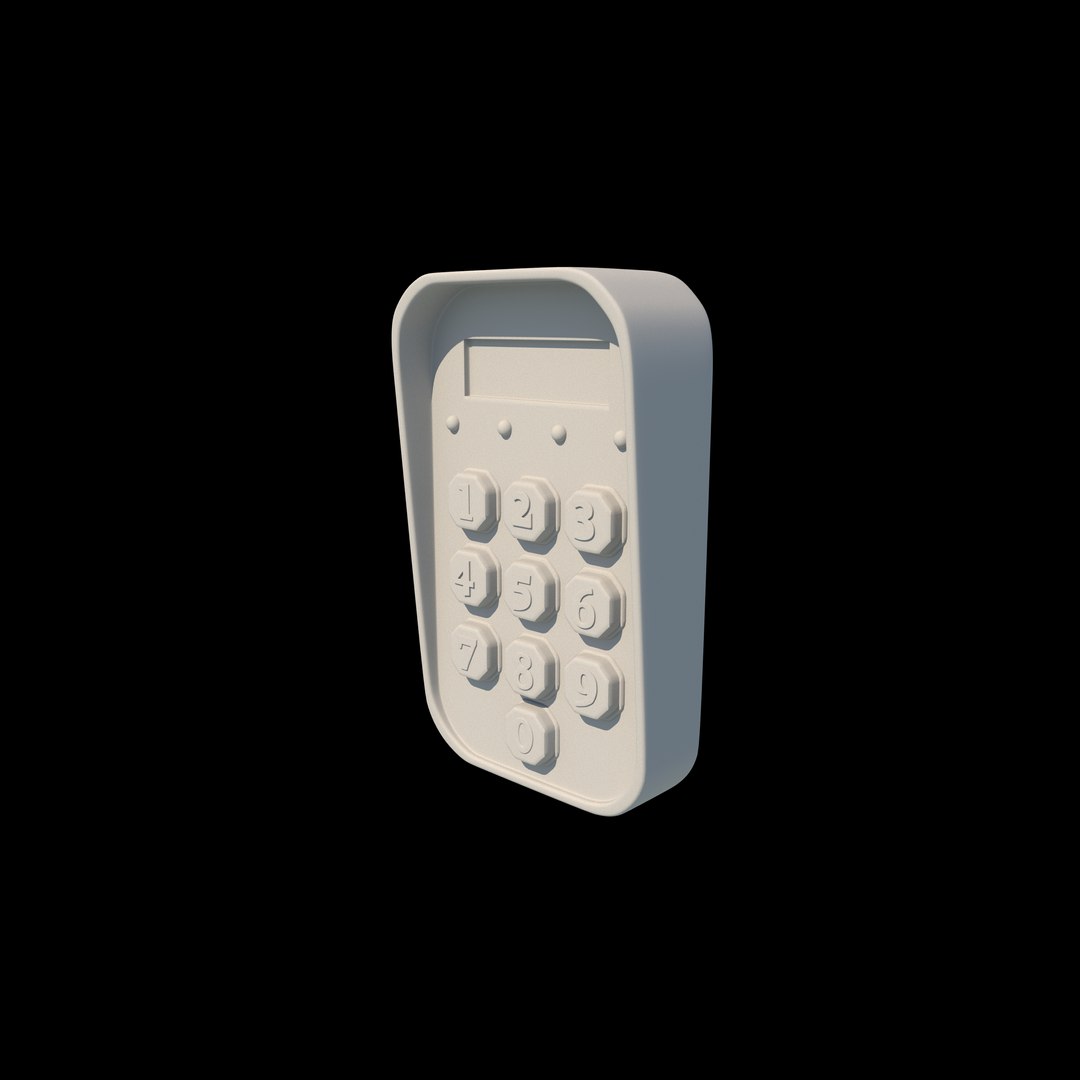 3D Model Keypad 3D Model - TurboSquid 2343431