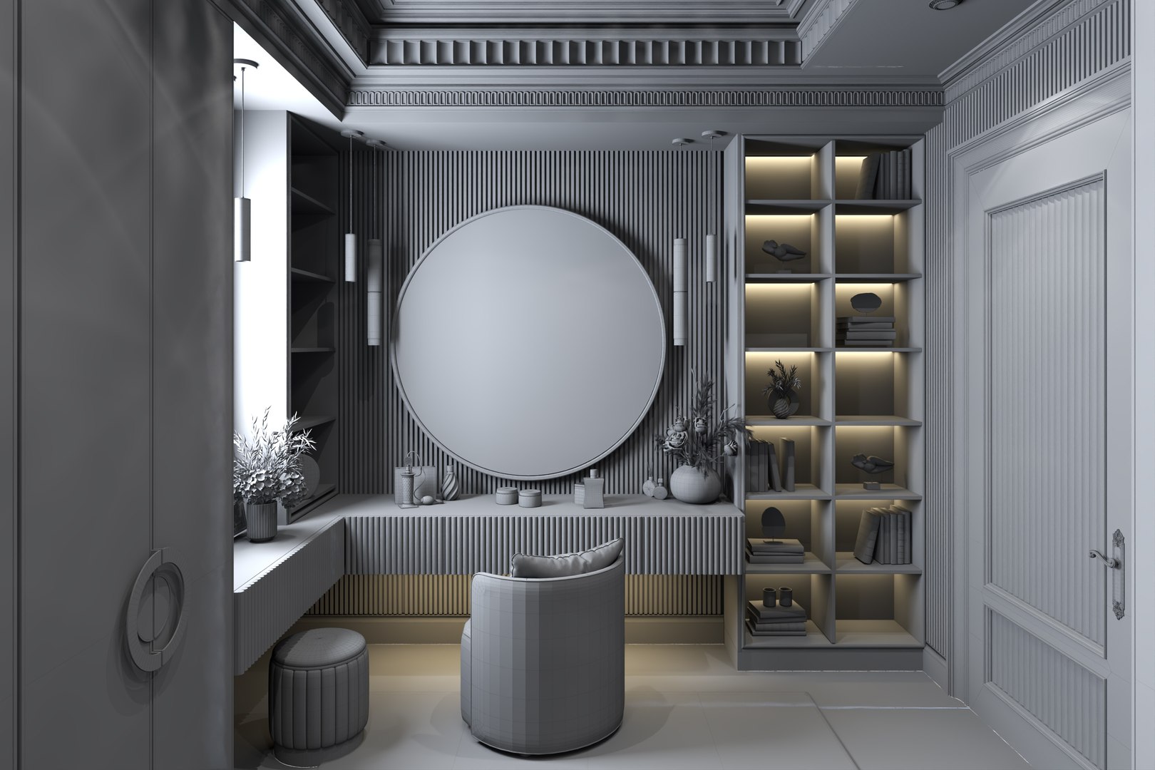 Ultra Luxury Closet Model - TurboSquid 2523107