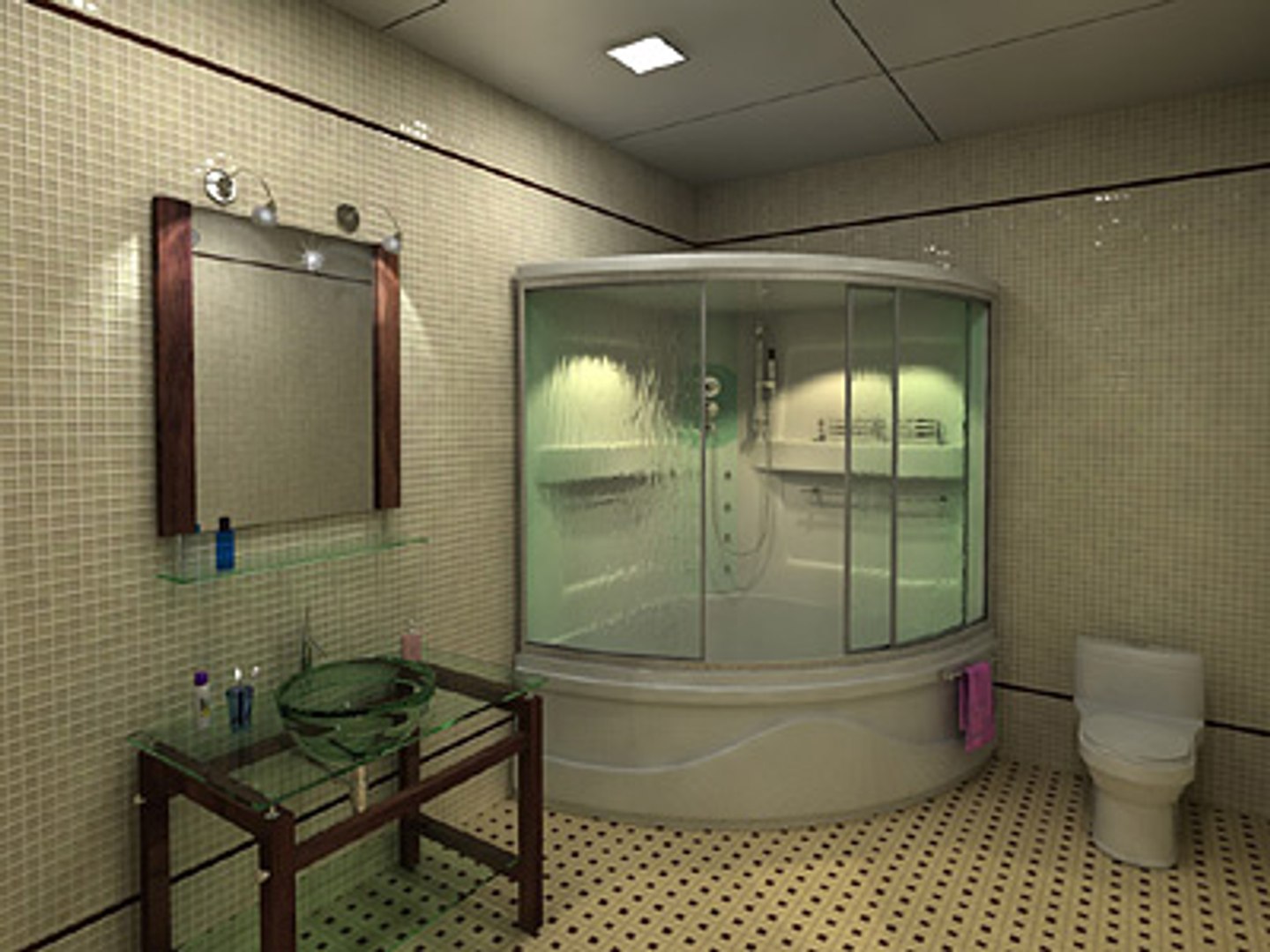 Bathroom Bath 3d Model
