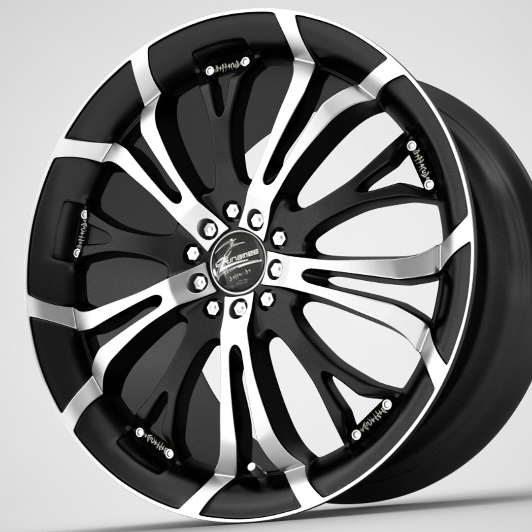 rim wheel barracuda 3d 3ds