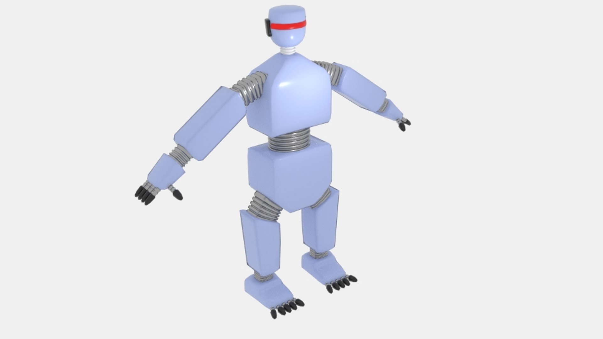 3D cartoon tronic bot model | 1142974 | TurboSquid