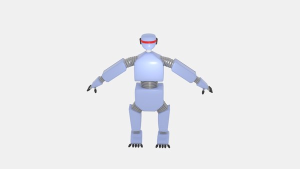 3D cartoon tronic bot model | 1142974 | TurboSquid