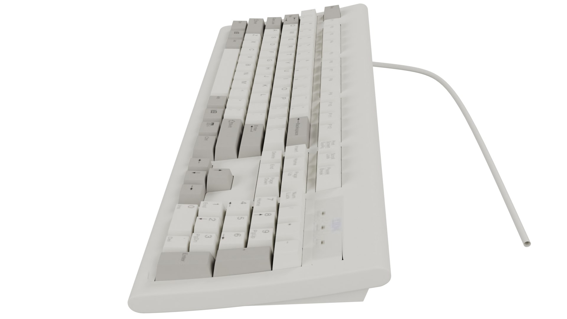 IBM Keyboard 3D - TurboSquid 2366803