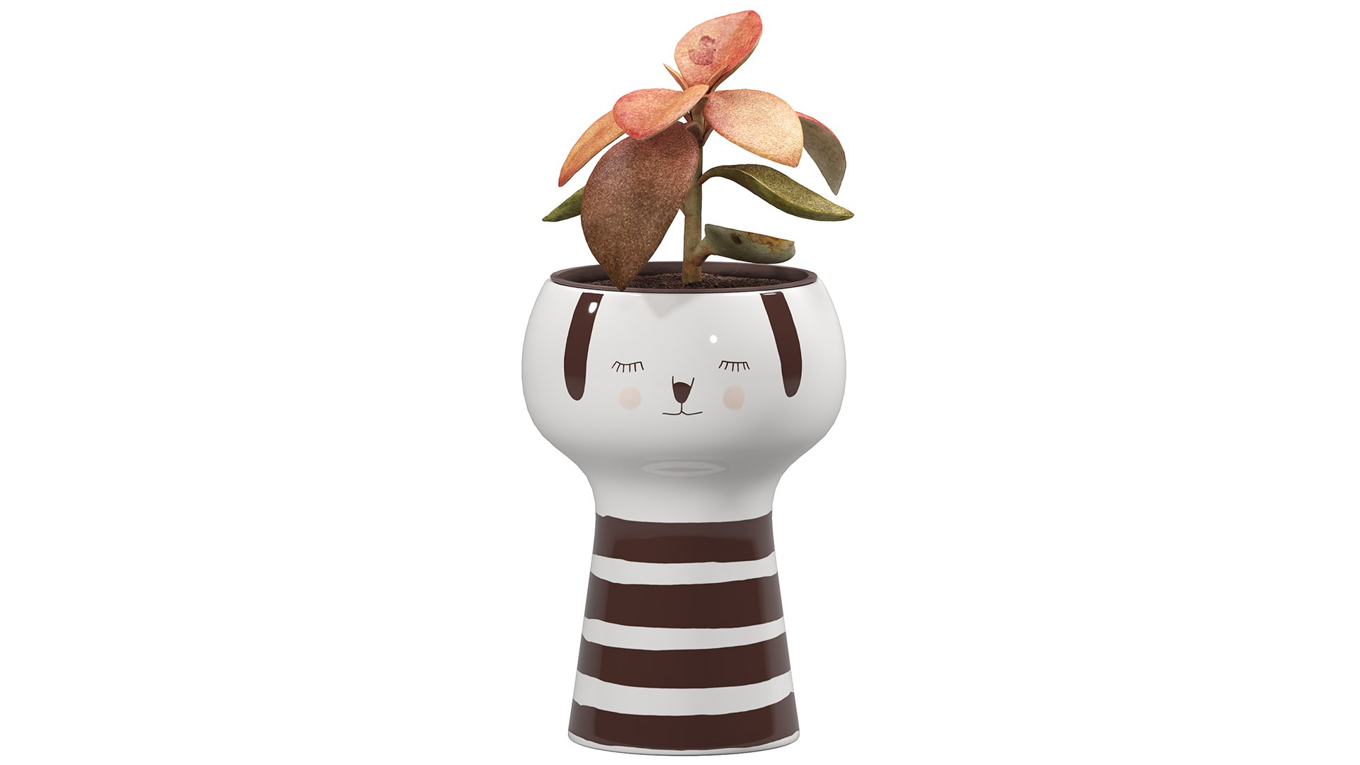 Flower Me Happy Pots 3D Model - TurboSquid 2096897
