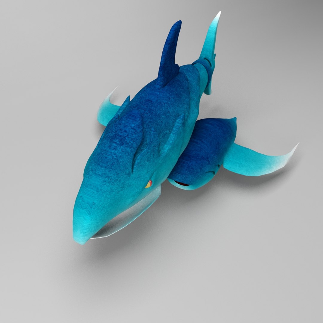 Shark Metal 3D Model - TurboSquid 1229459