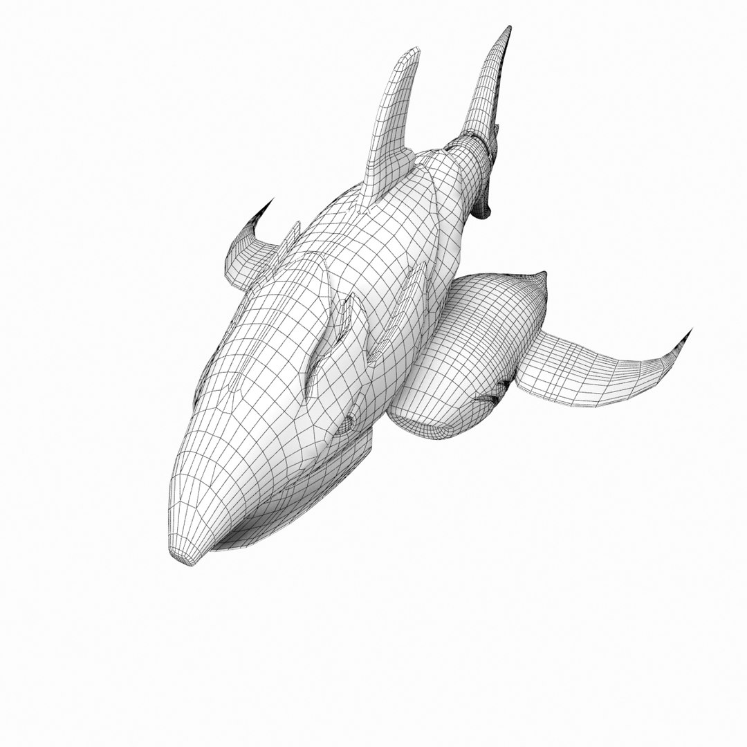 Shark Metal 3D Model - TurboSquid 1229459