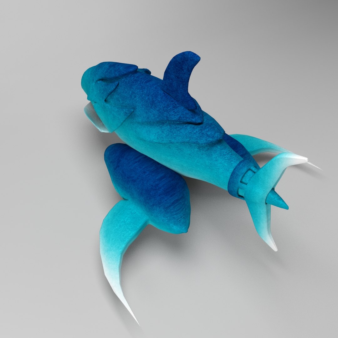 Shark Metal 3D Model - TurboSquid 1229459