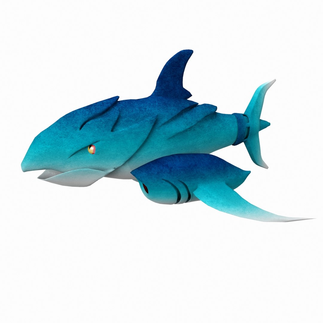 Shark metal 3D model - TurboSquid 1229459