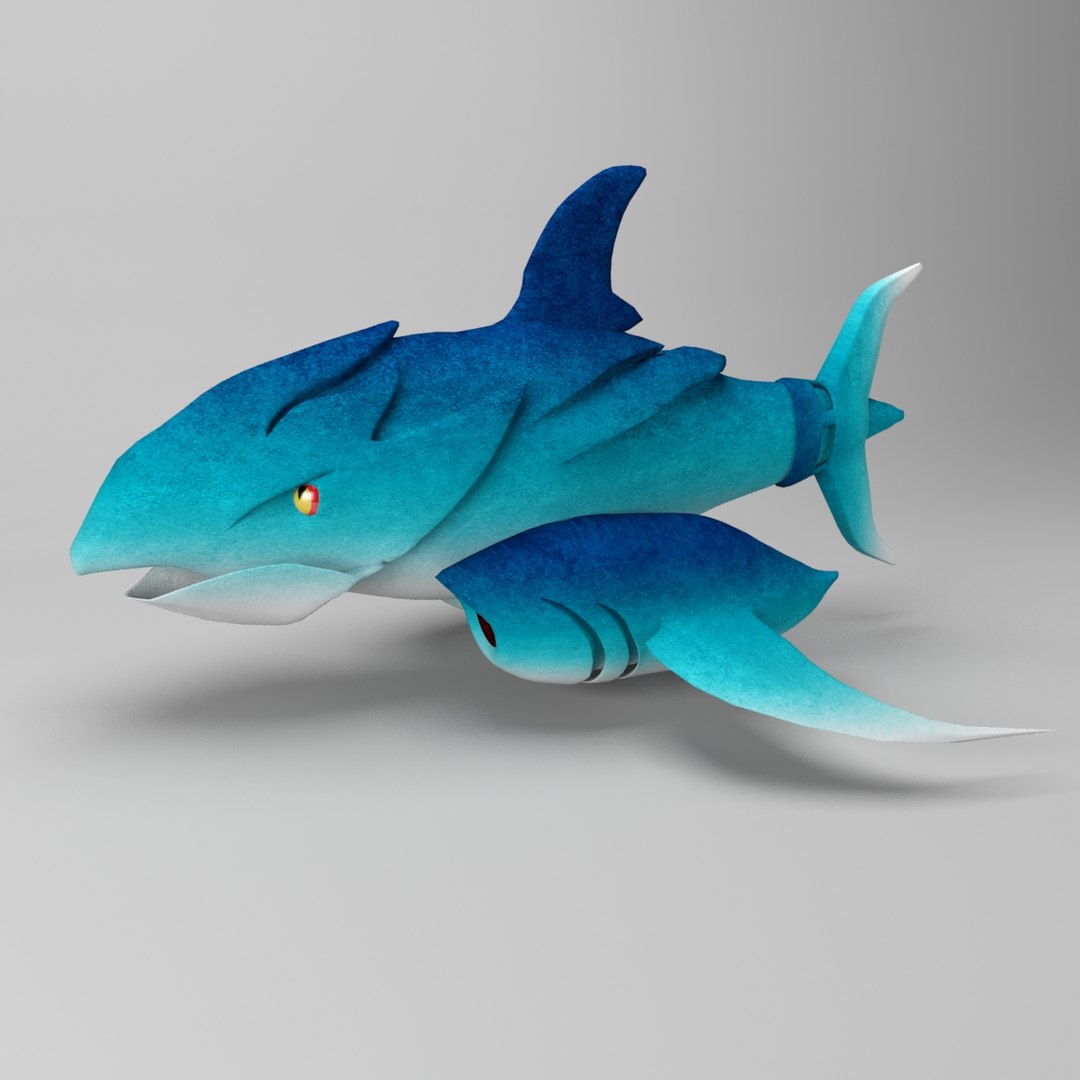 Shark Metal 3D Model - TurboSquid 1229459