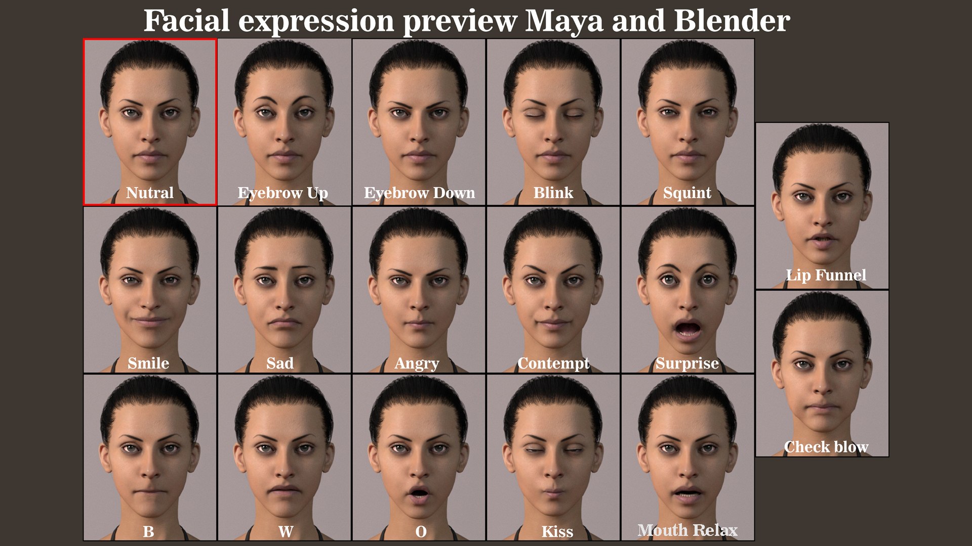 Female Base Model Full Rig 3D Model - TurboSquid 2316981