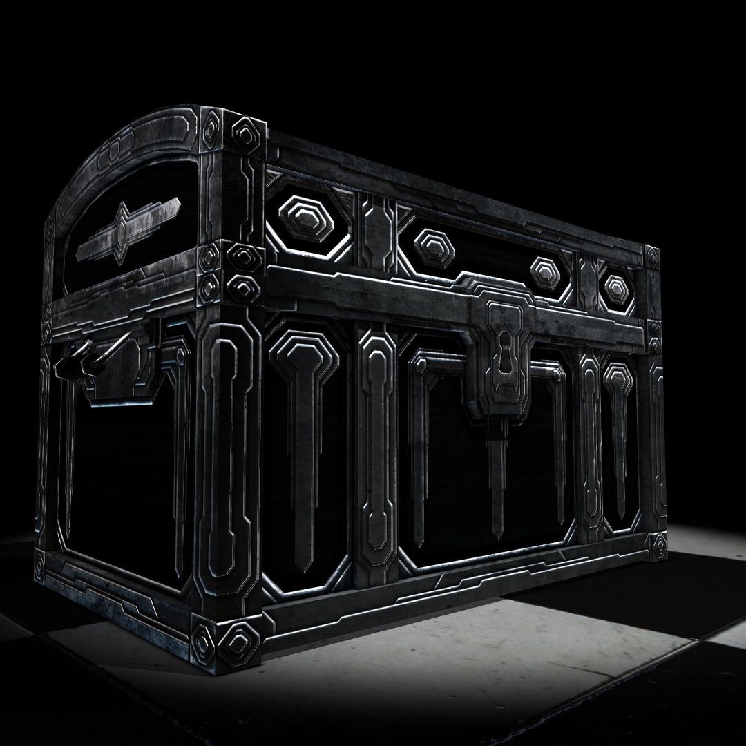 Silver Darkwood Chest 3d X